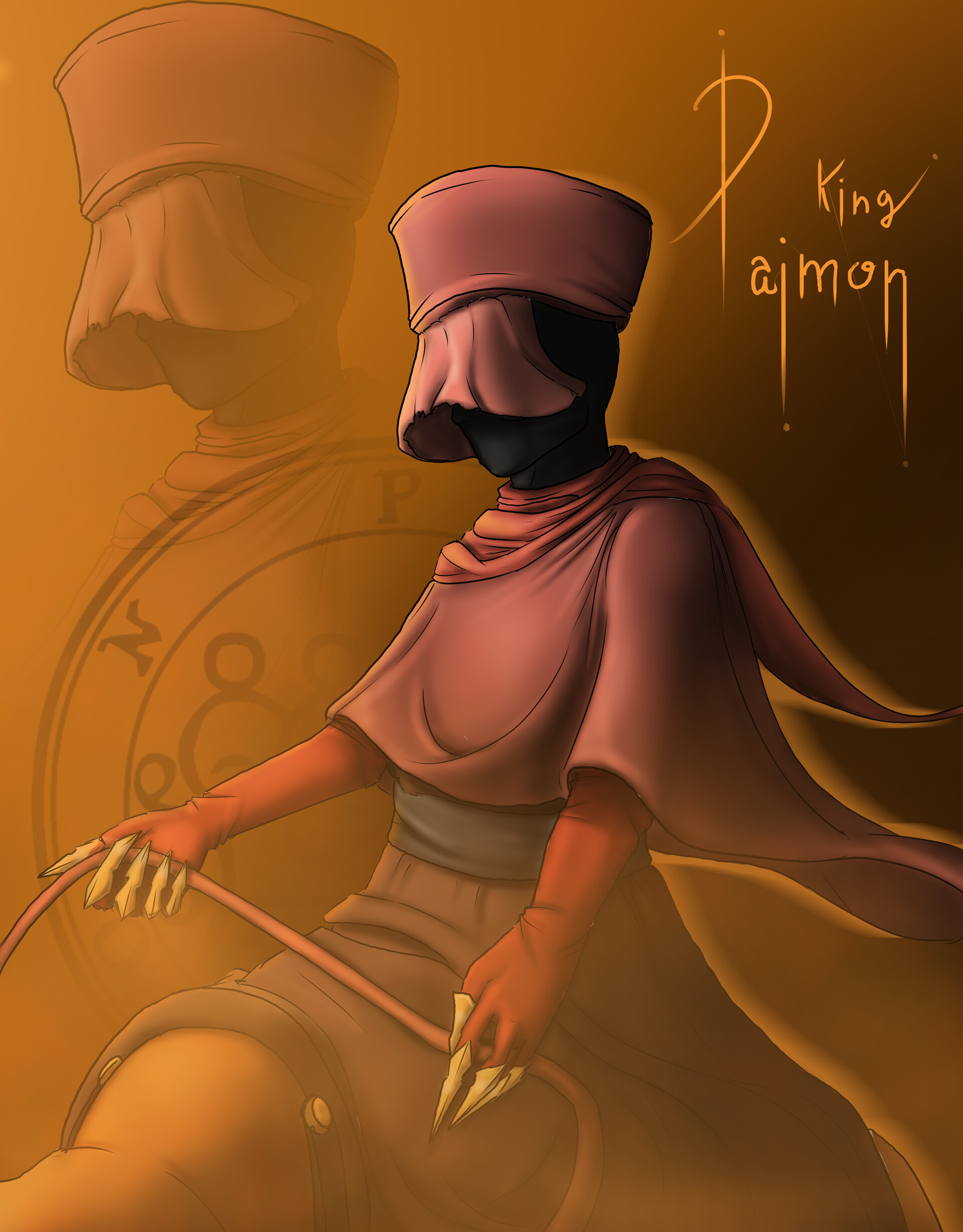 ArtStation - Demons show (King Paimon)