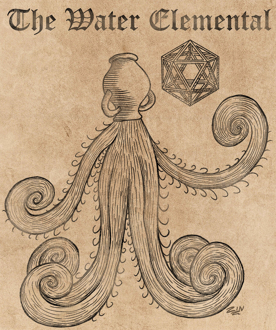ArtStation - 1557 Water Elemental