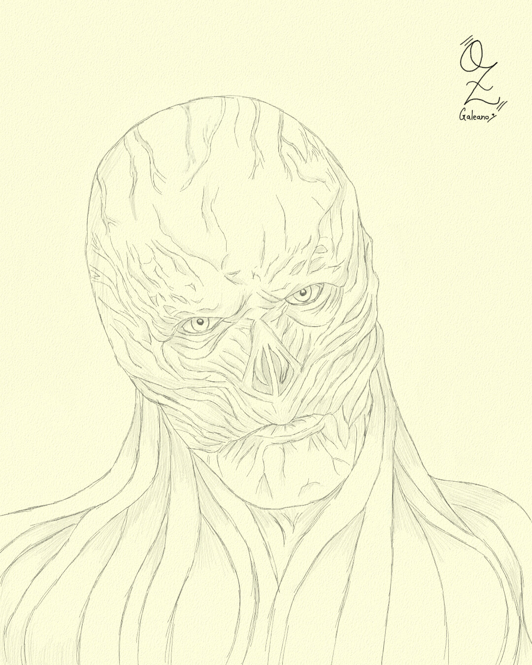 ArtStation - Vecna Sketch drawing by Oz Galeano