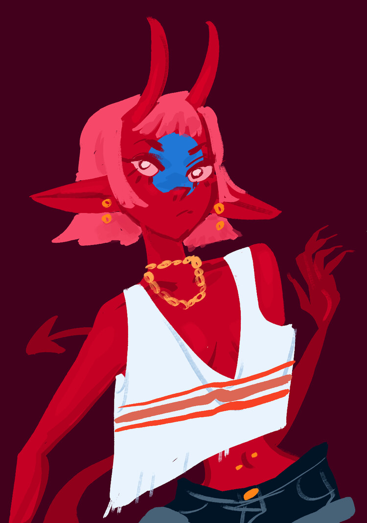 ArtStation - Demon Lady