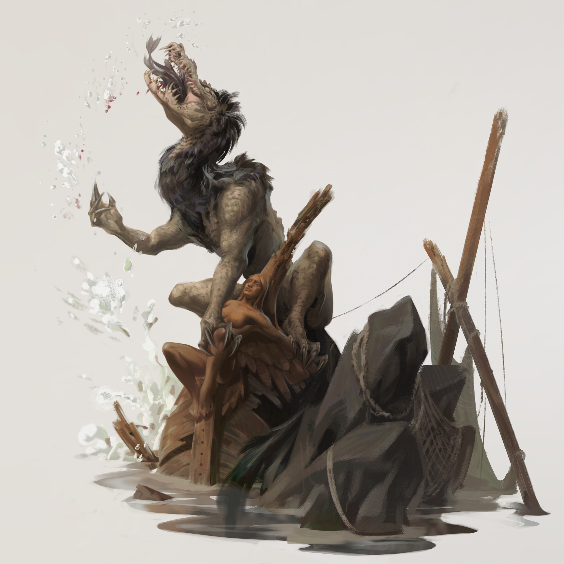 ArtStation - Mire Bird Vignette