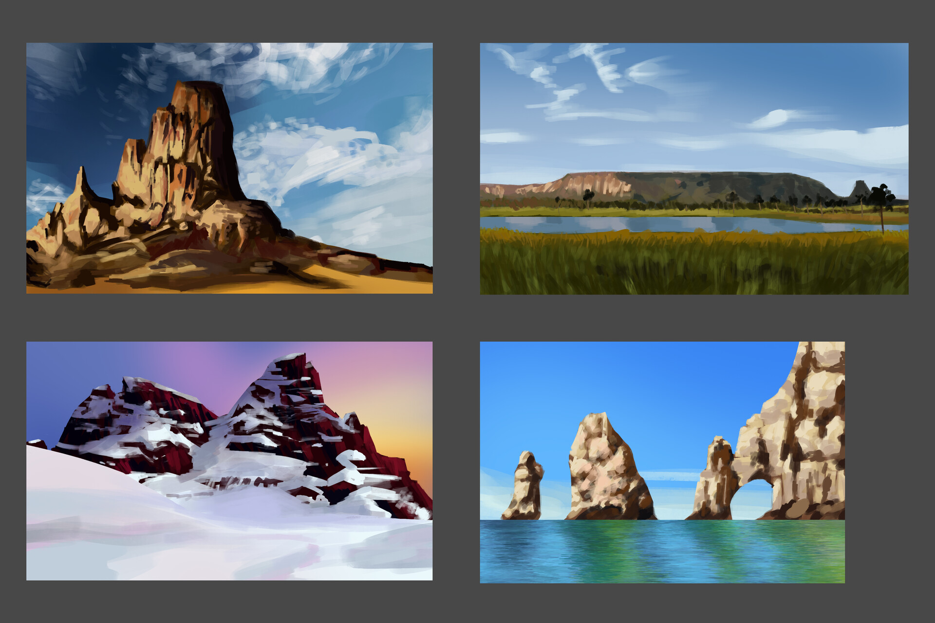 ArtStation - scenario training