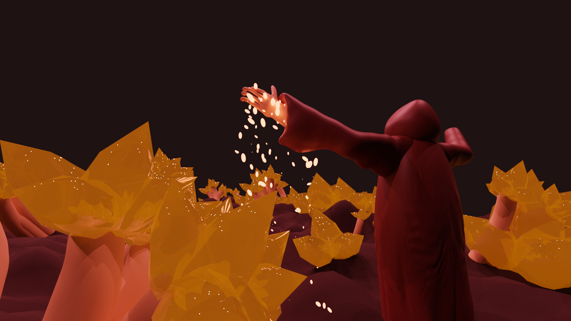 ArtStation - Crystal Flame Wizard