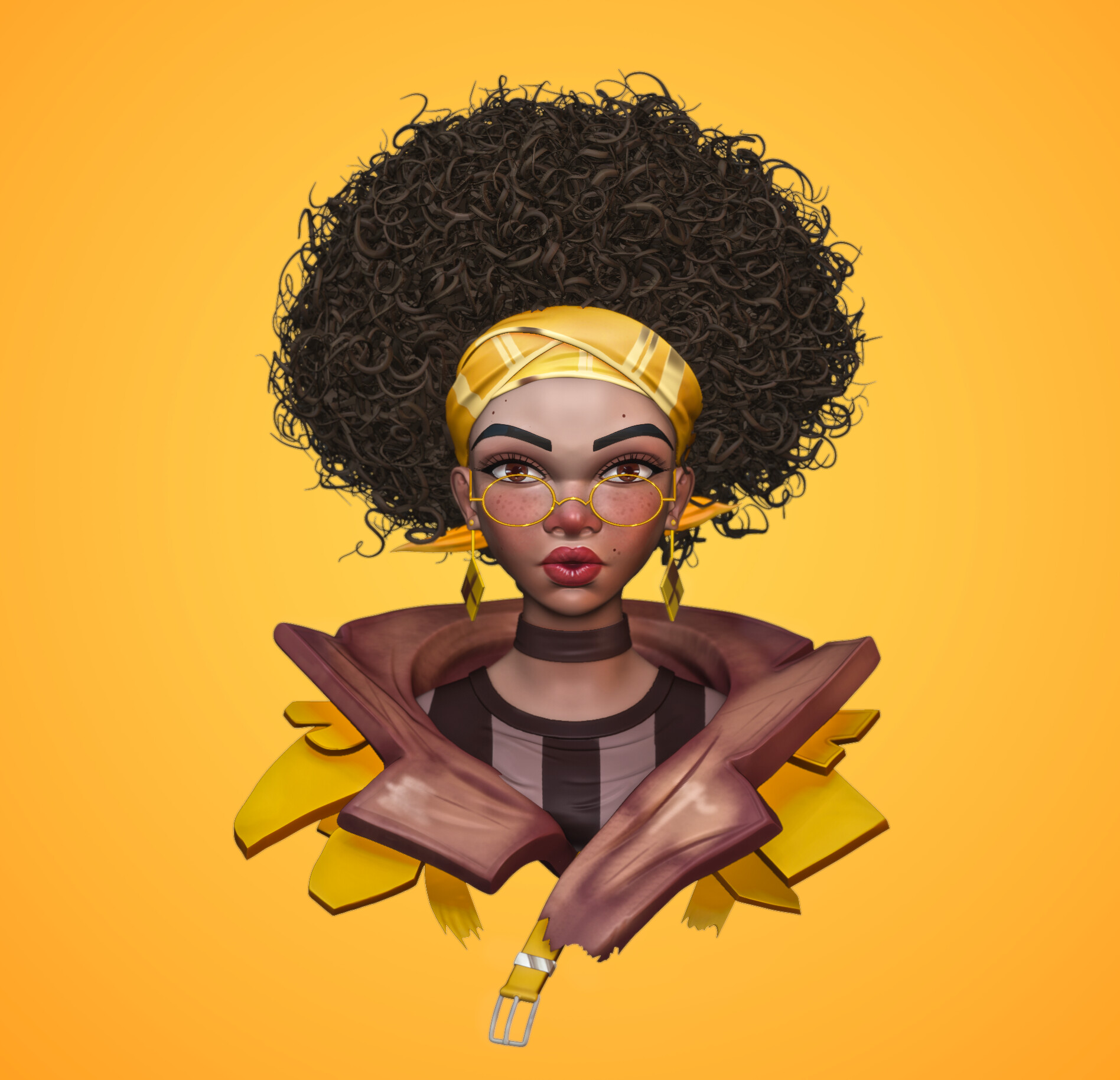 ArtStation - Afro Girl