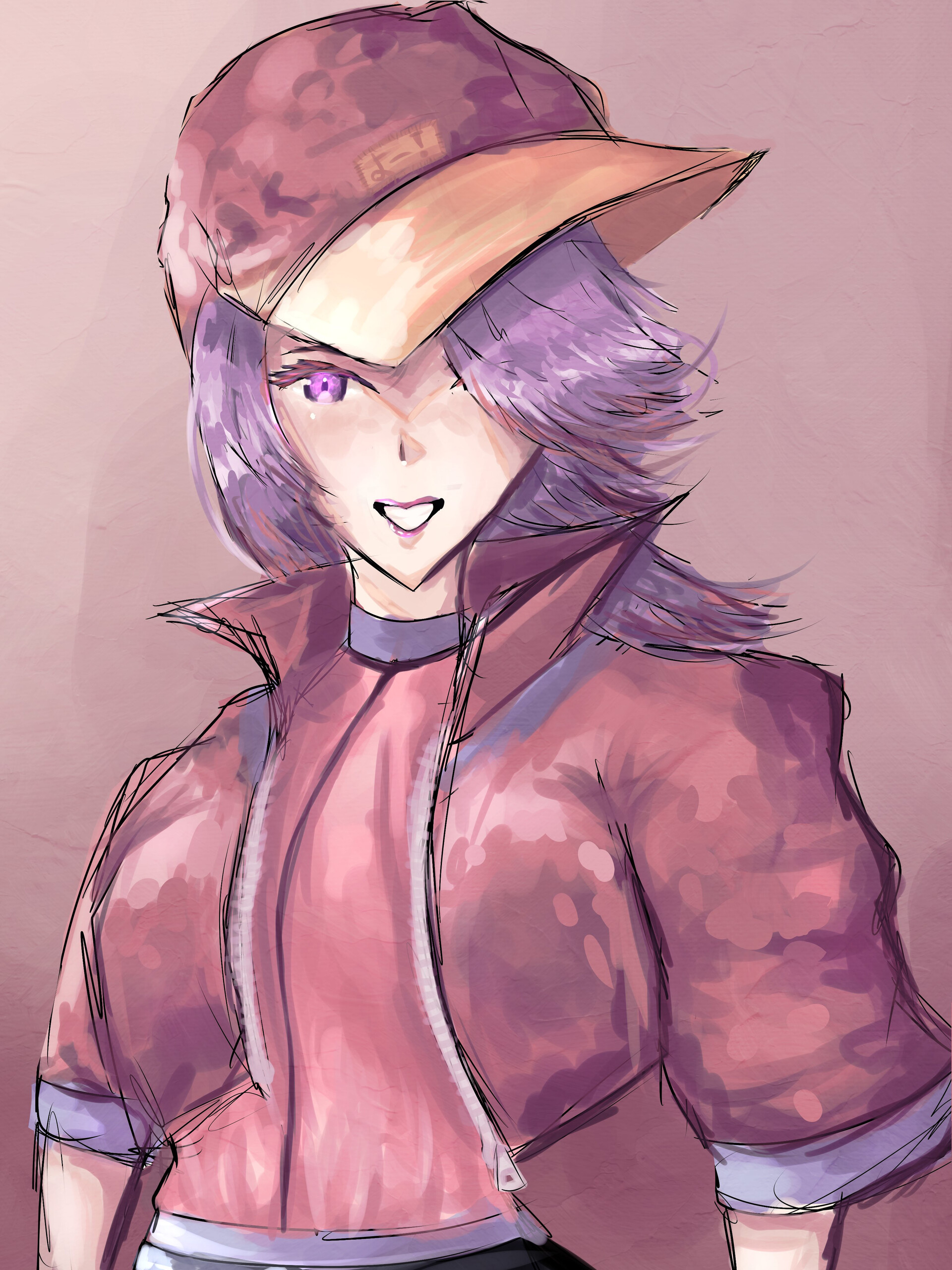 ArtStation - A Girl Wears a Cap