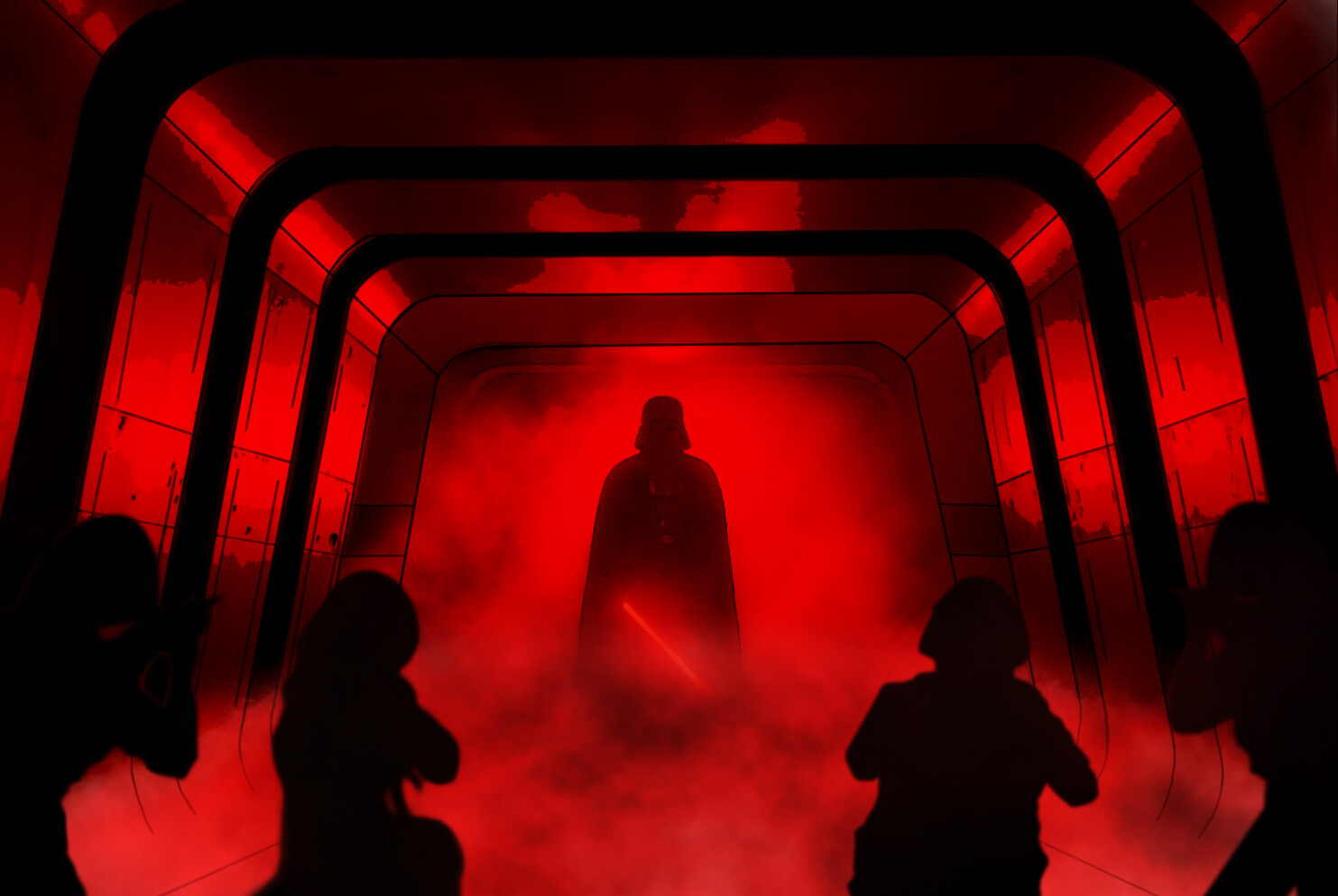 ArtStation - Darth Vader that famous scene CONCEPT ART