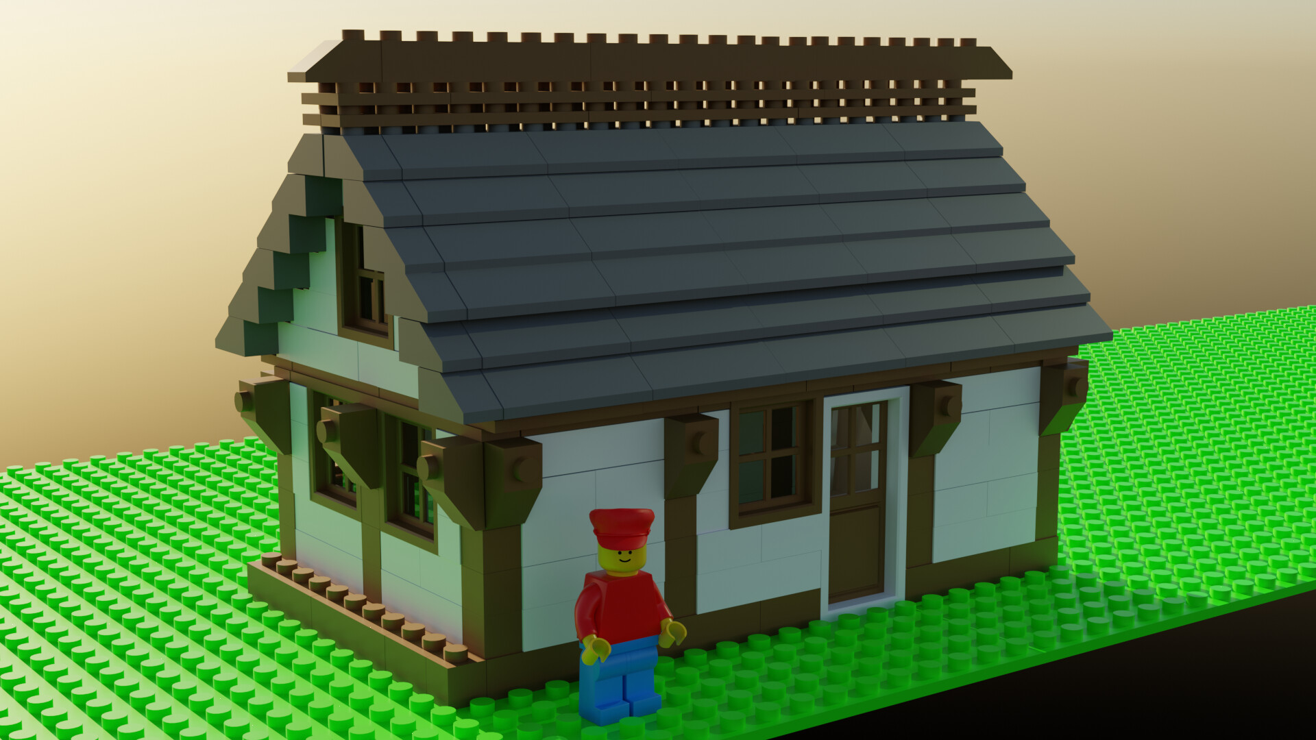 ArtStation - Modular Lego House
