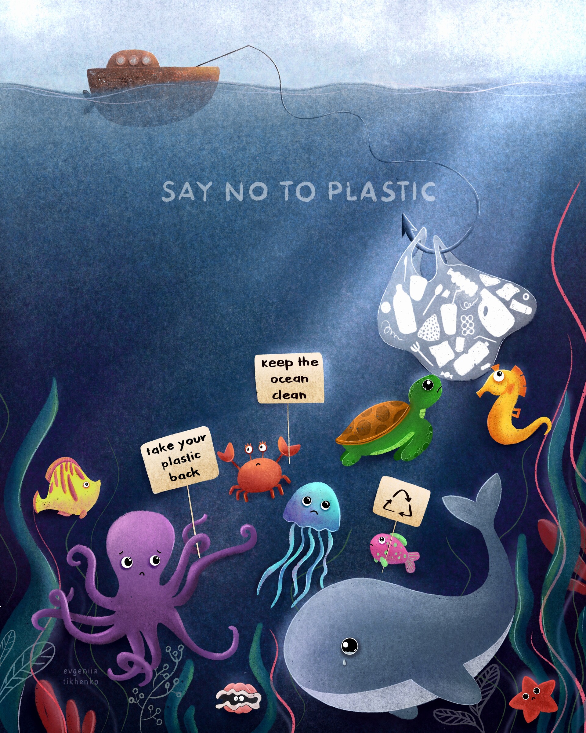 ArtStation - Say NO to PLASTIC!!!