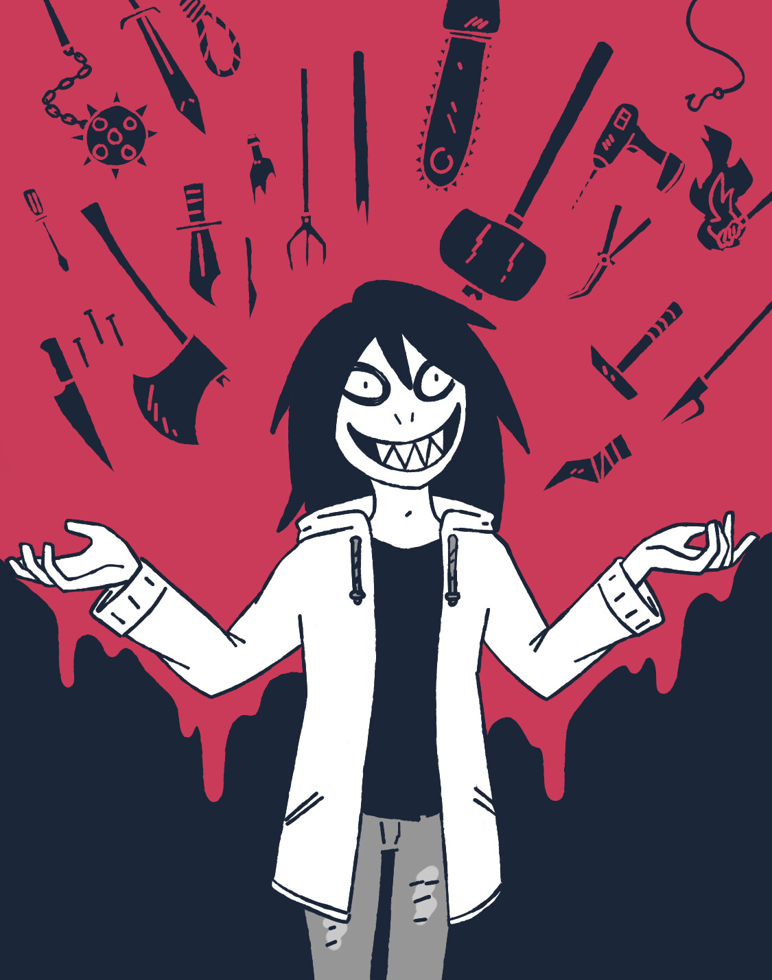 Cute Jeff The Killer Chibi