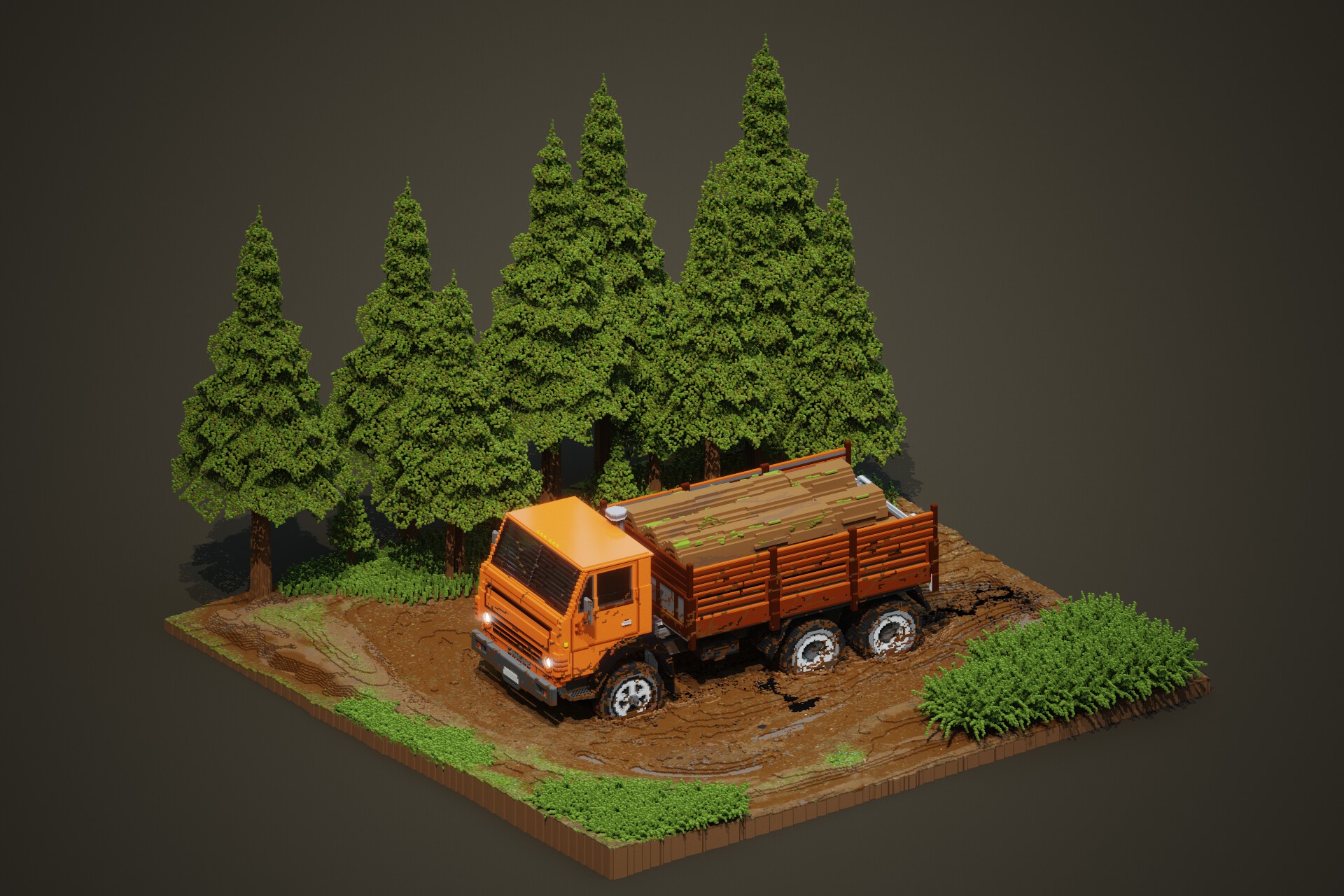 ArtStation - KAMAZ Truck