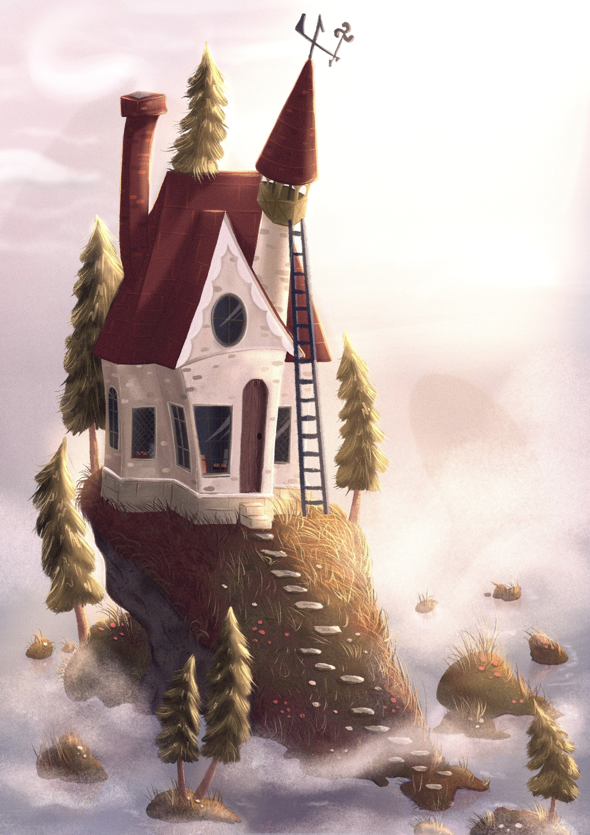 ArtStation - Book cover illustration Witches Rune