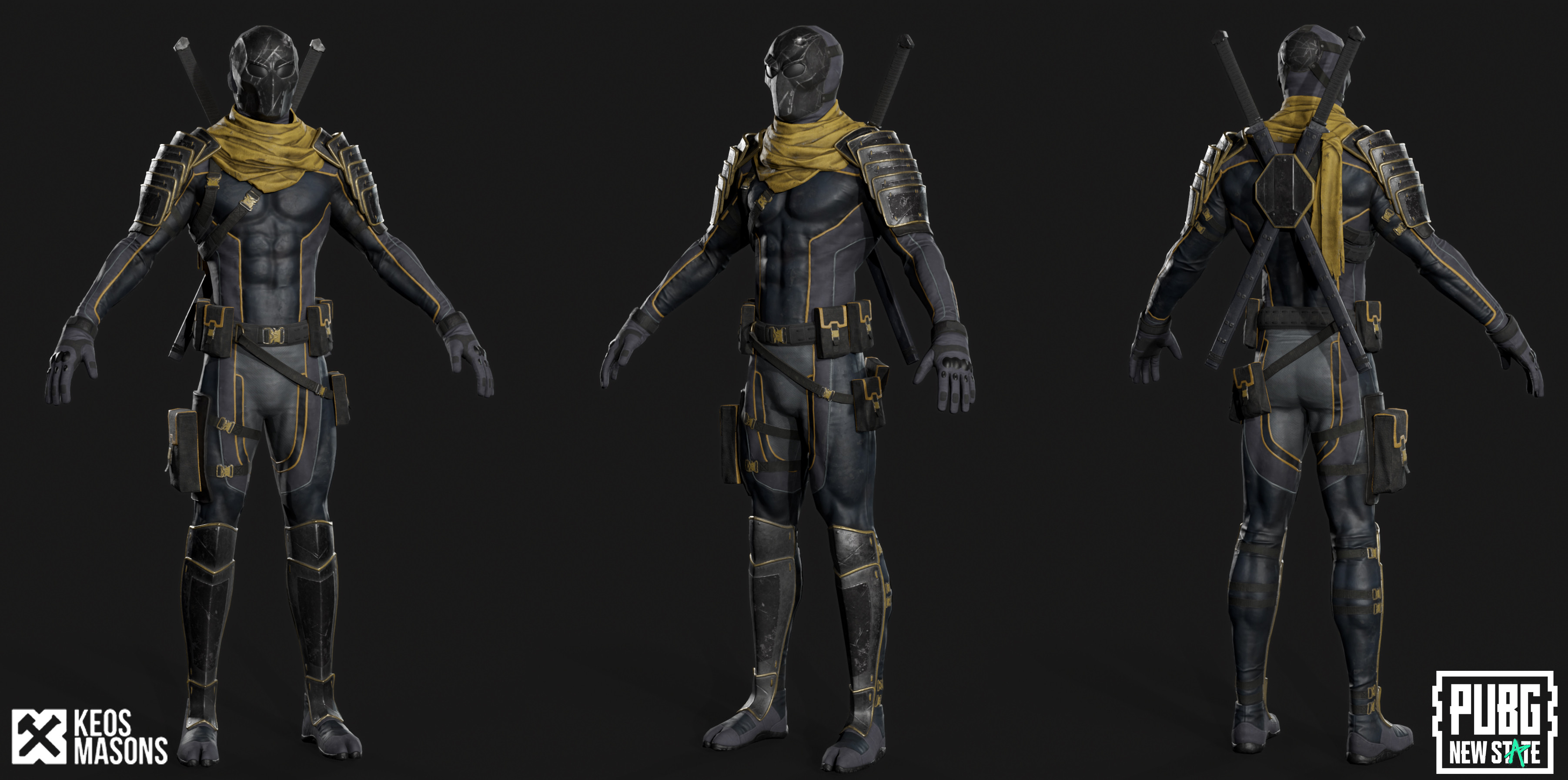 KEOS MASONS - PUBG New State - Western Hero Ninja