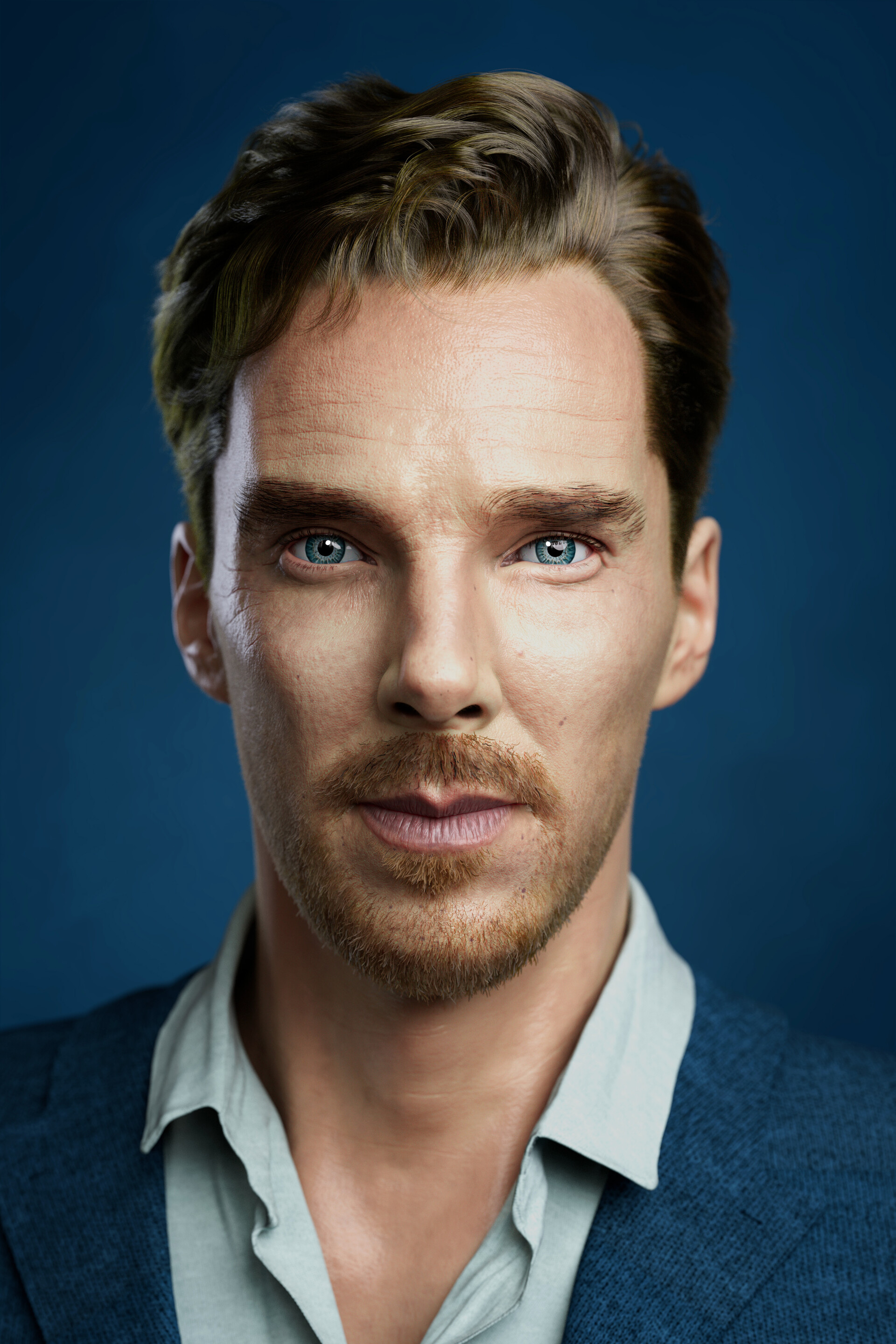 ArtStation - Benedict Cumberbatch Portrait
