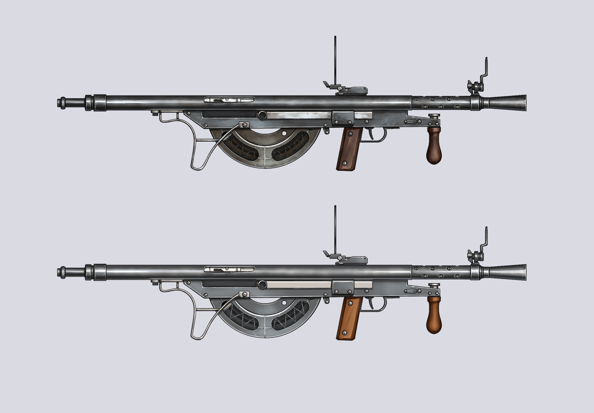 Shu Stella - Bullpup Chauchat Machine Gun