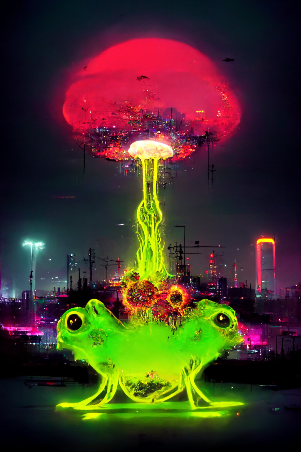 Michael Miccoli - Frog Bomb (Midjourney)