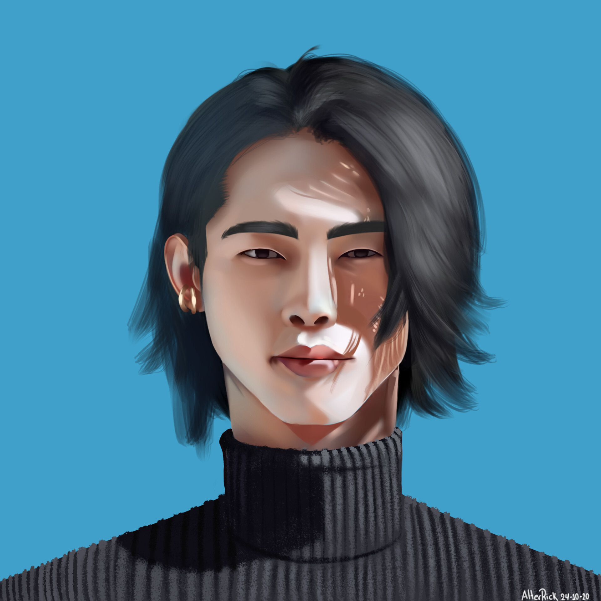 ArtStation - Blue boy