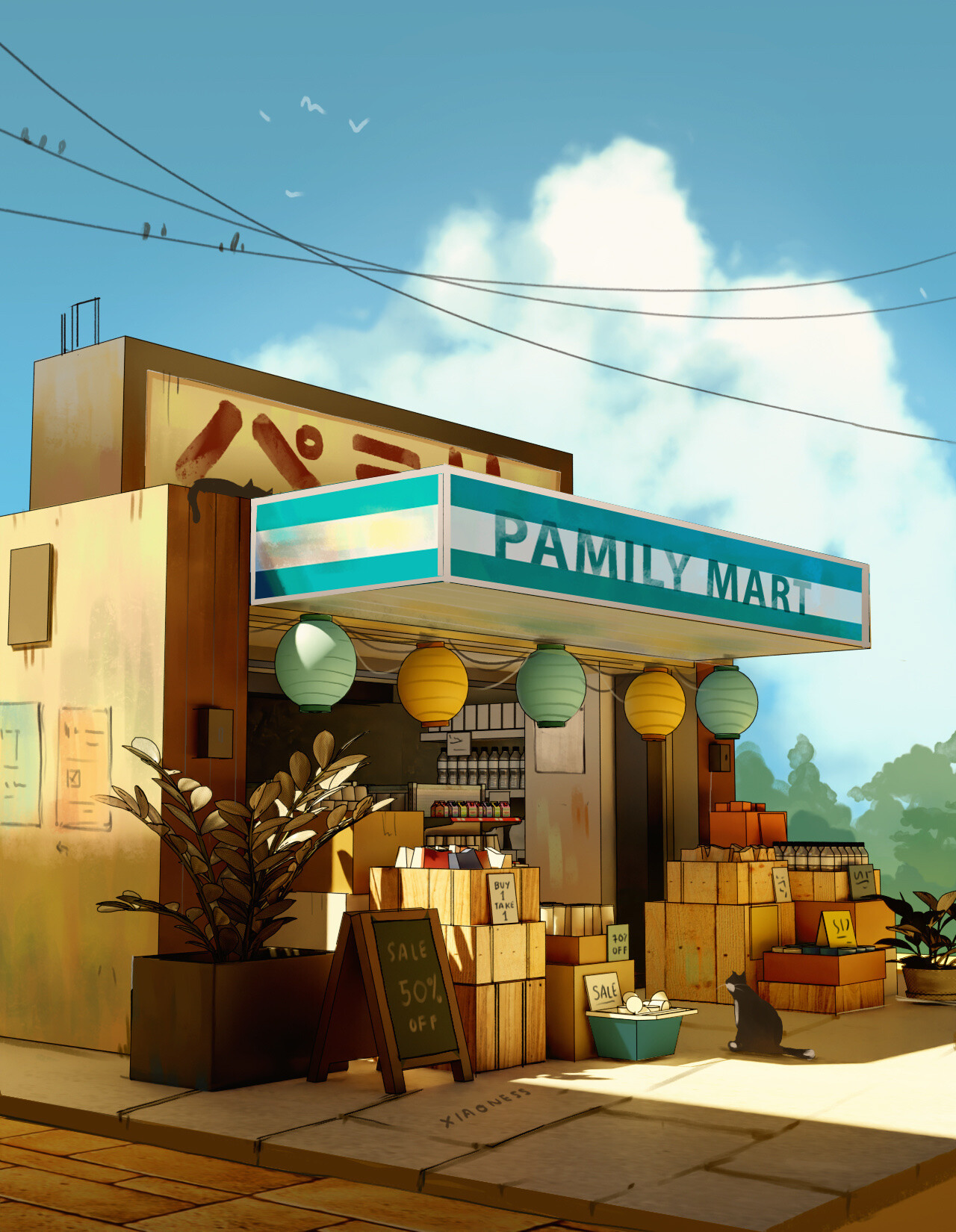 ArtStation - Kombini コンビニ 🌭🍟🍩