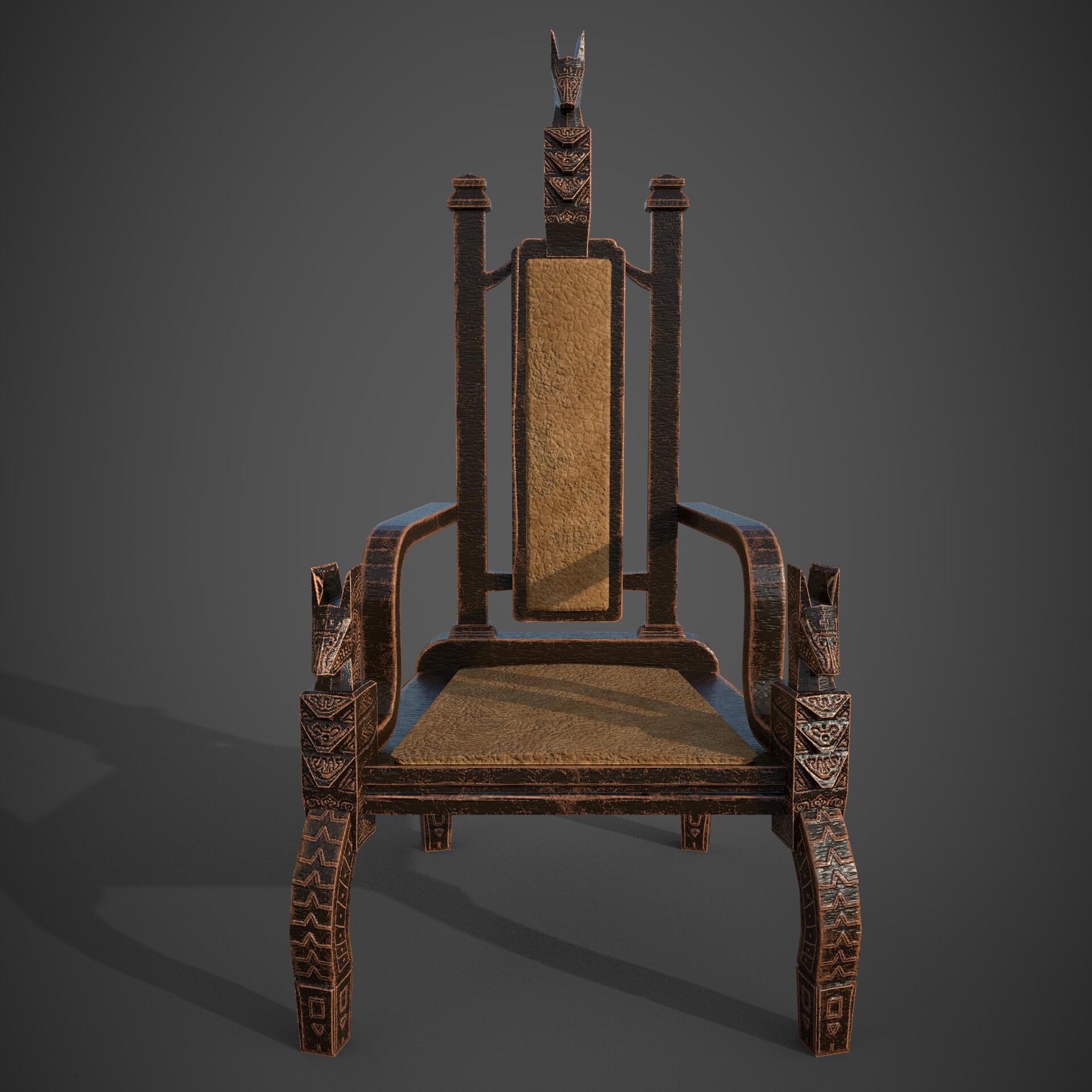 ArtStation - Throne - Dragonsreach, Skyrim