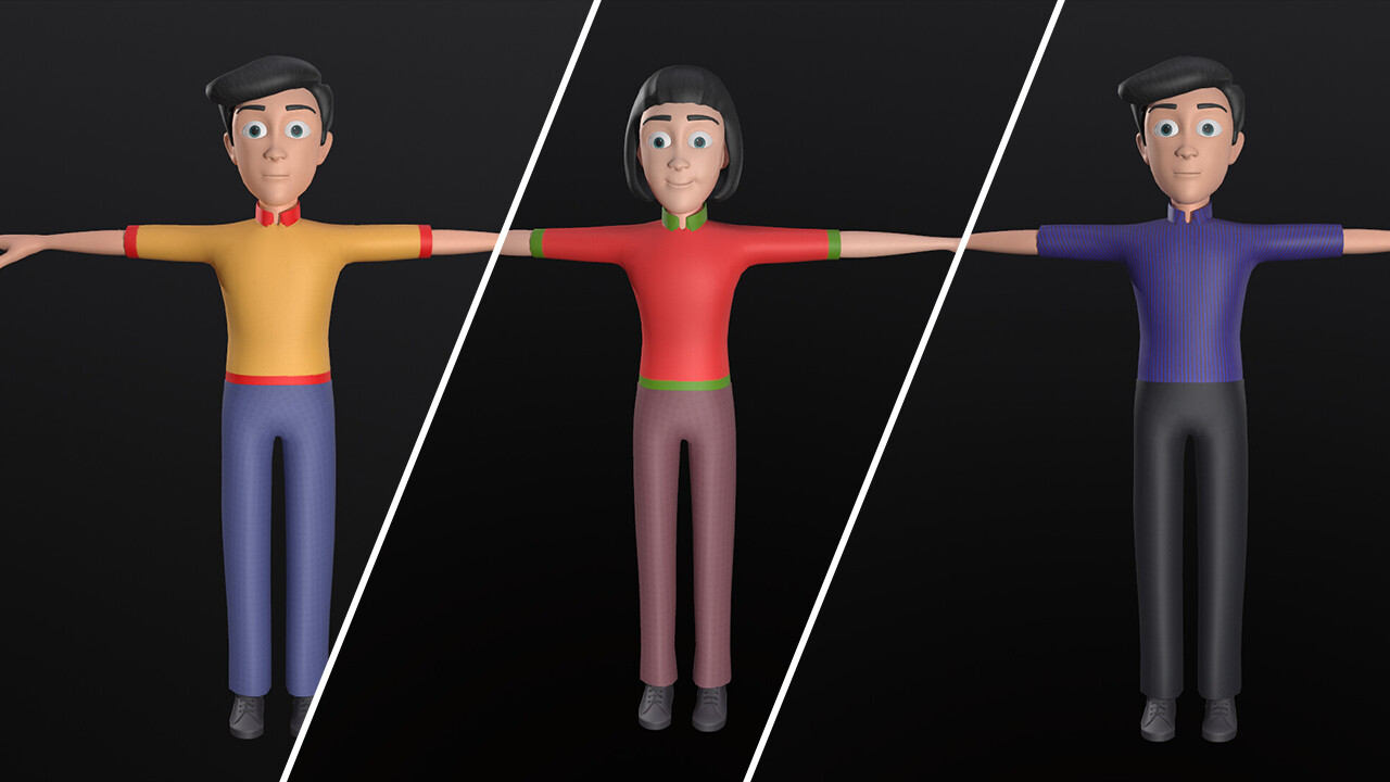 ArtStation - Cartoon 3D Models