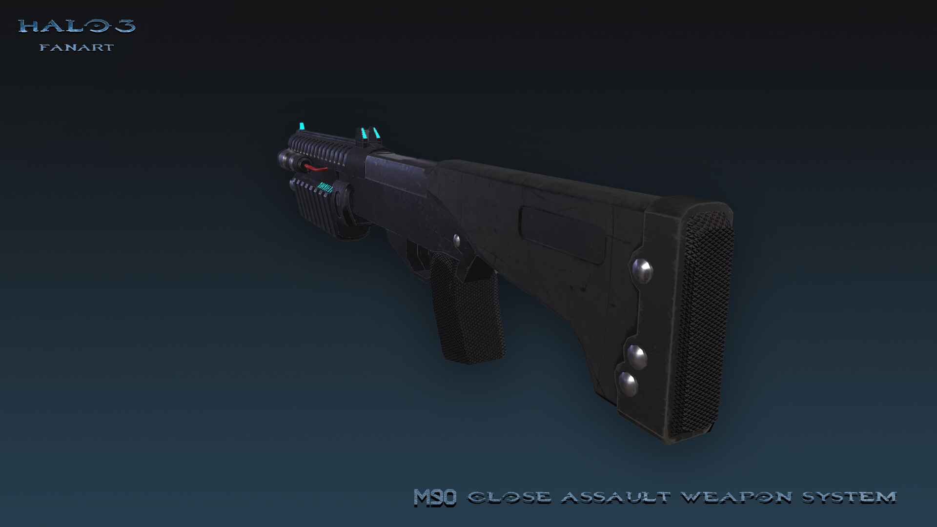 Rishabh Gond - Halo 3 M90 Close Assault Weapon System