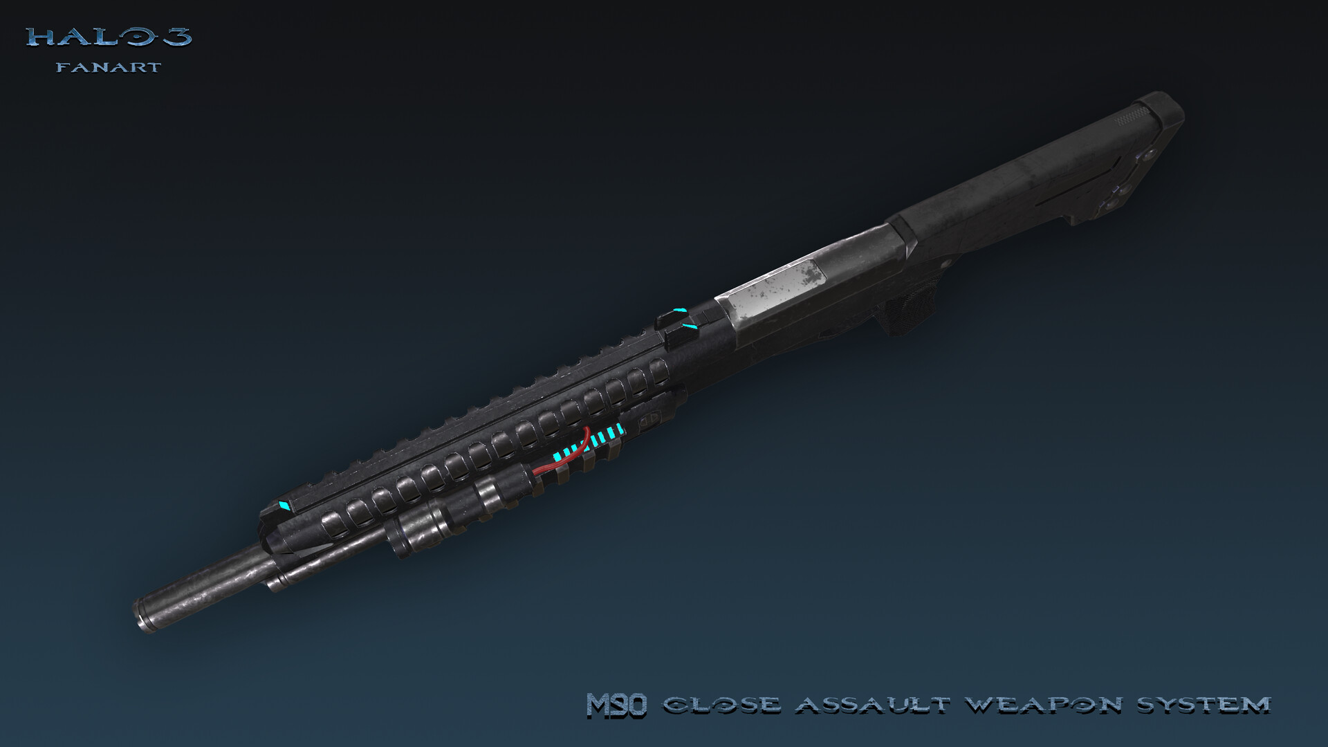 Rishabh Gond - Halo 3 M90 Close Assault Weapon System