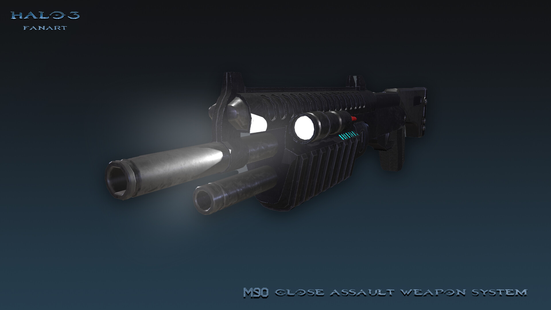 Rishabh Gond - Halo 3 M90 Close Assault Weapon System