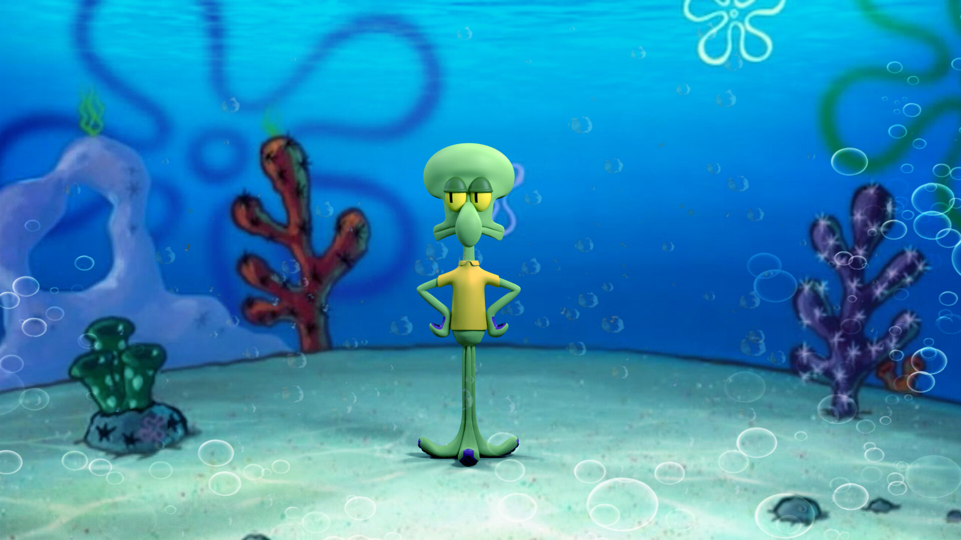 ArtStation - Squidward (SpongeBob SquarePants)