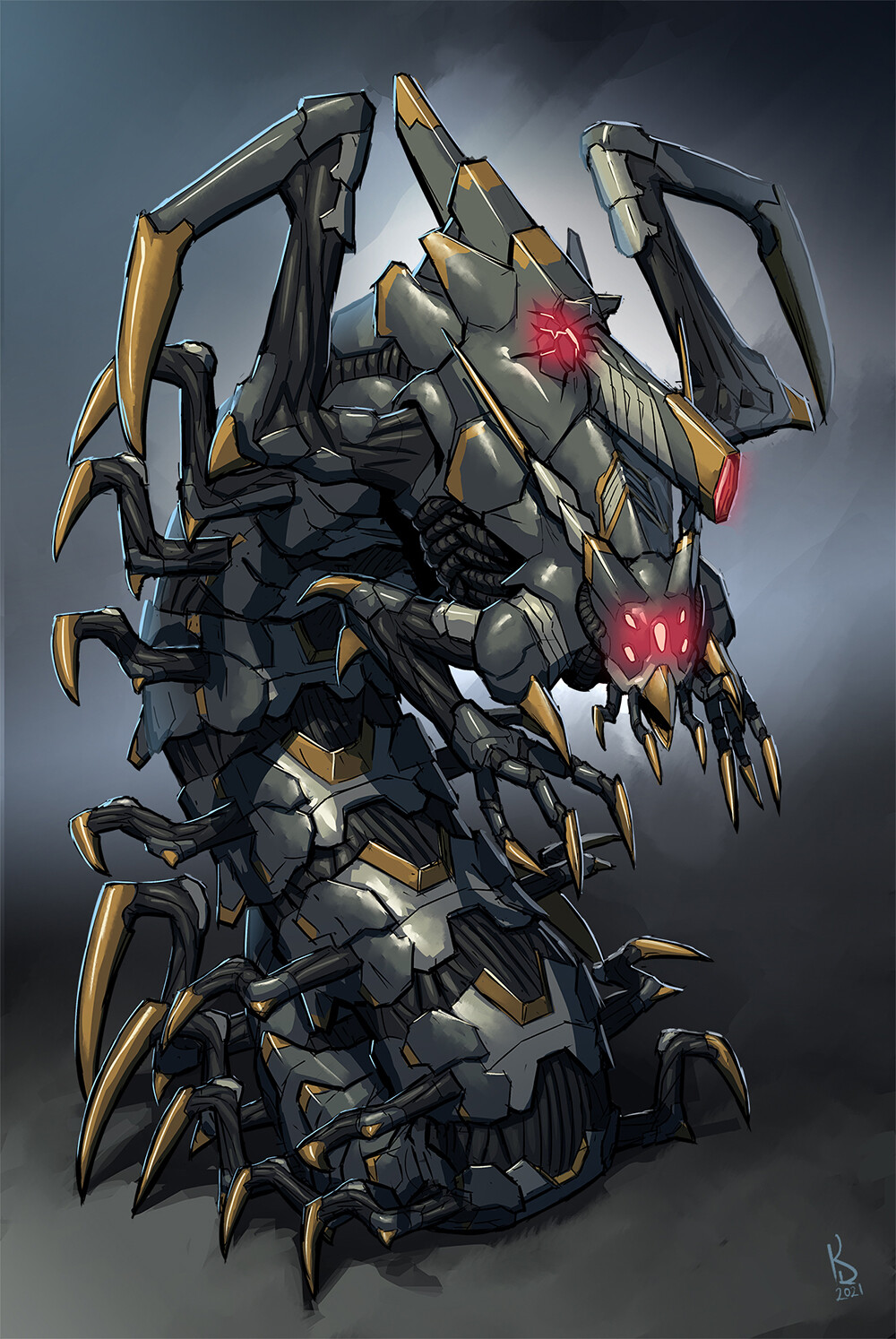 ArtStation - Chainwars Nimble Centipede