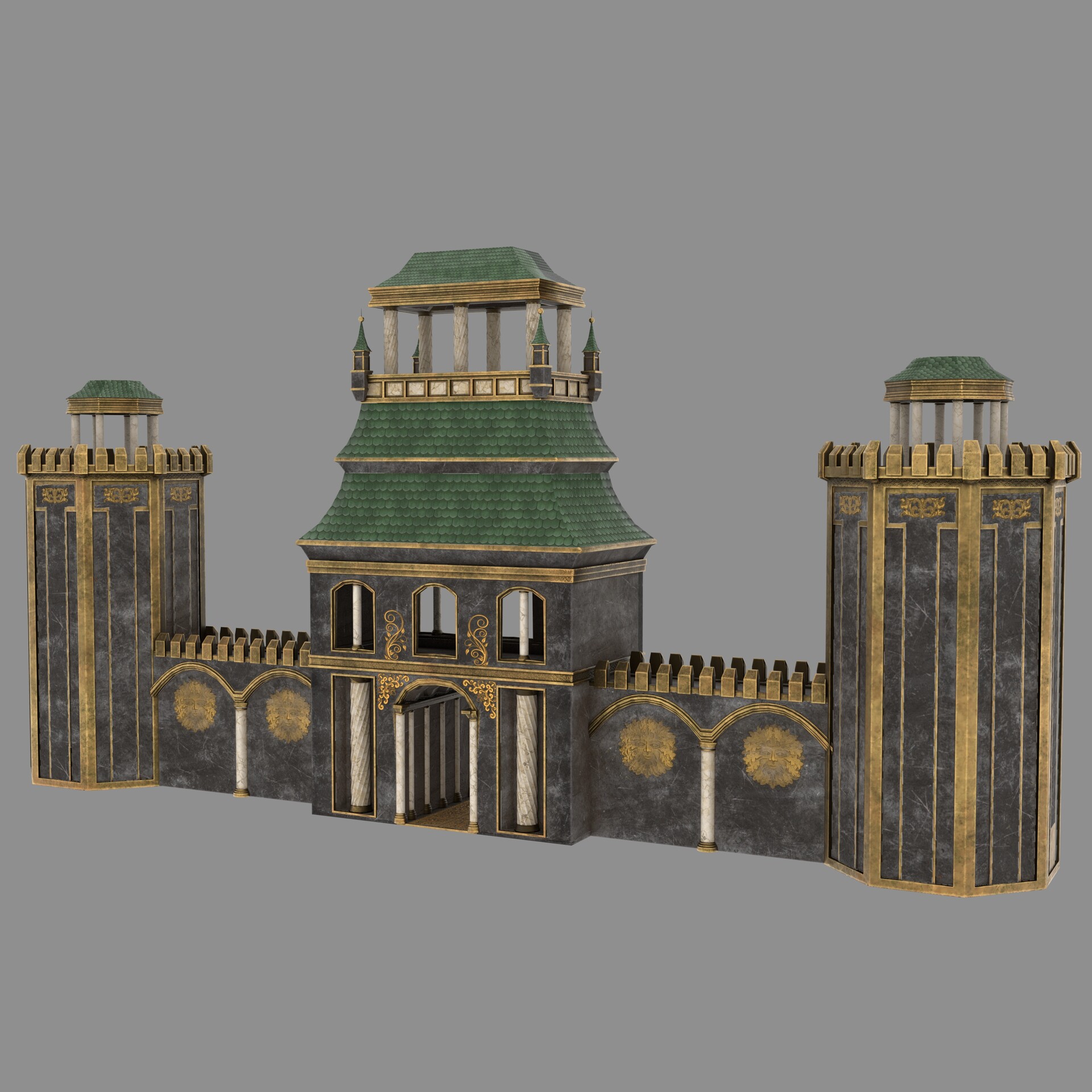 ArtStation - Stylized Environment Castle Props