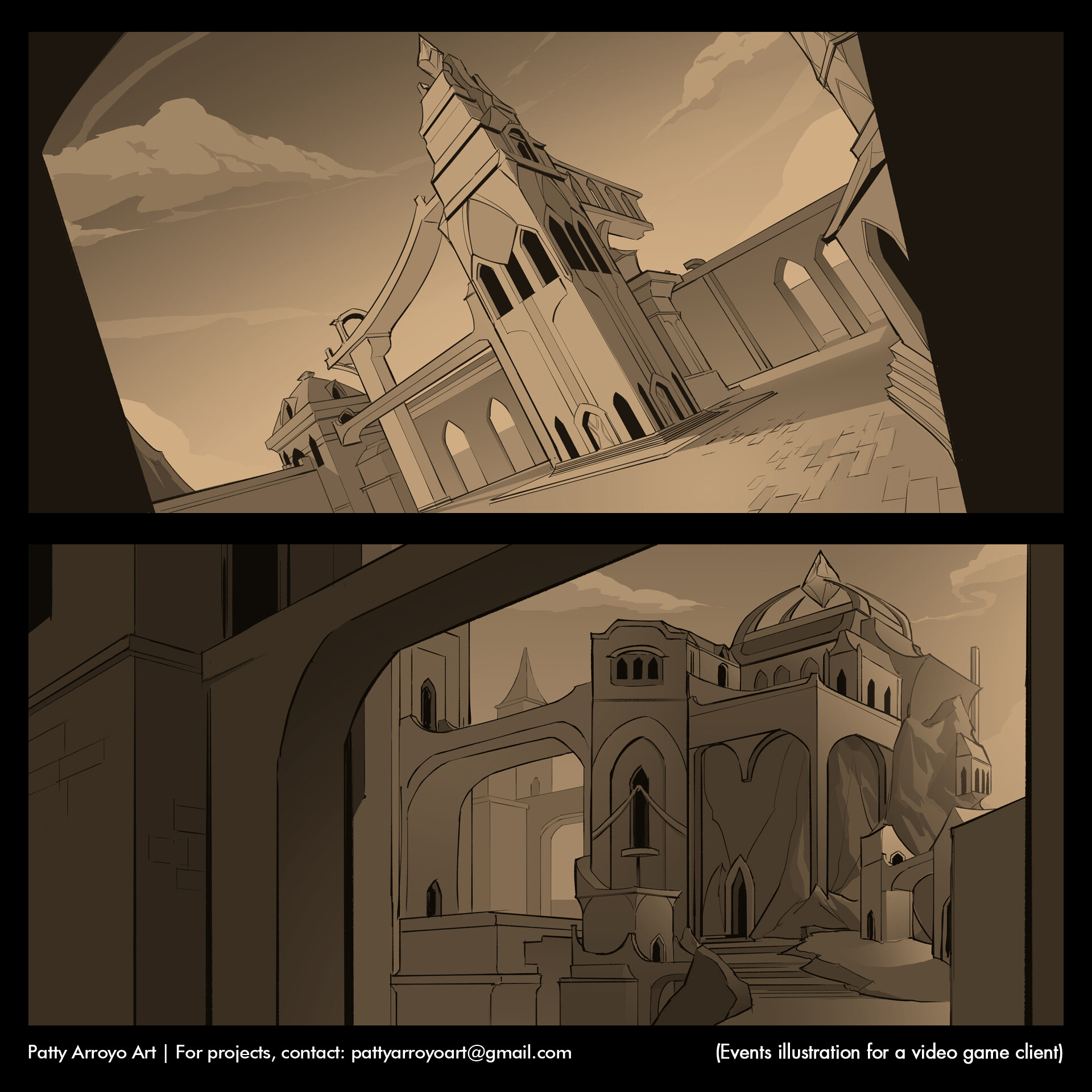 ArtStation - Game Event illustrations 3 by Patty Arroyo Art