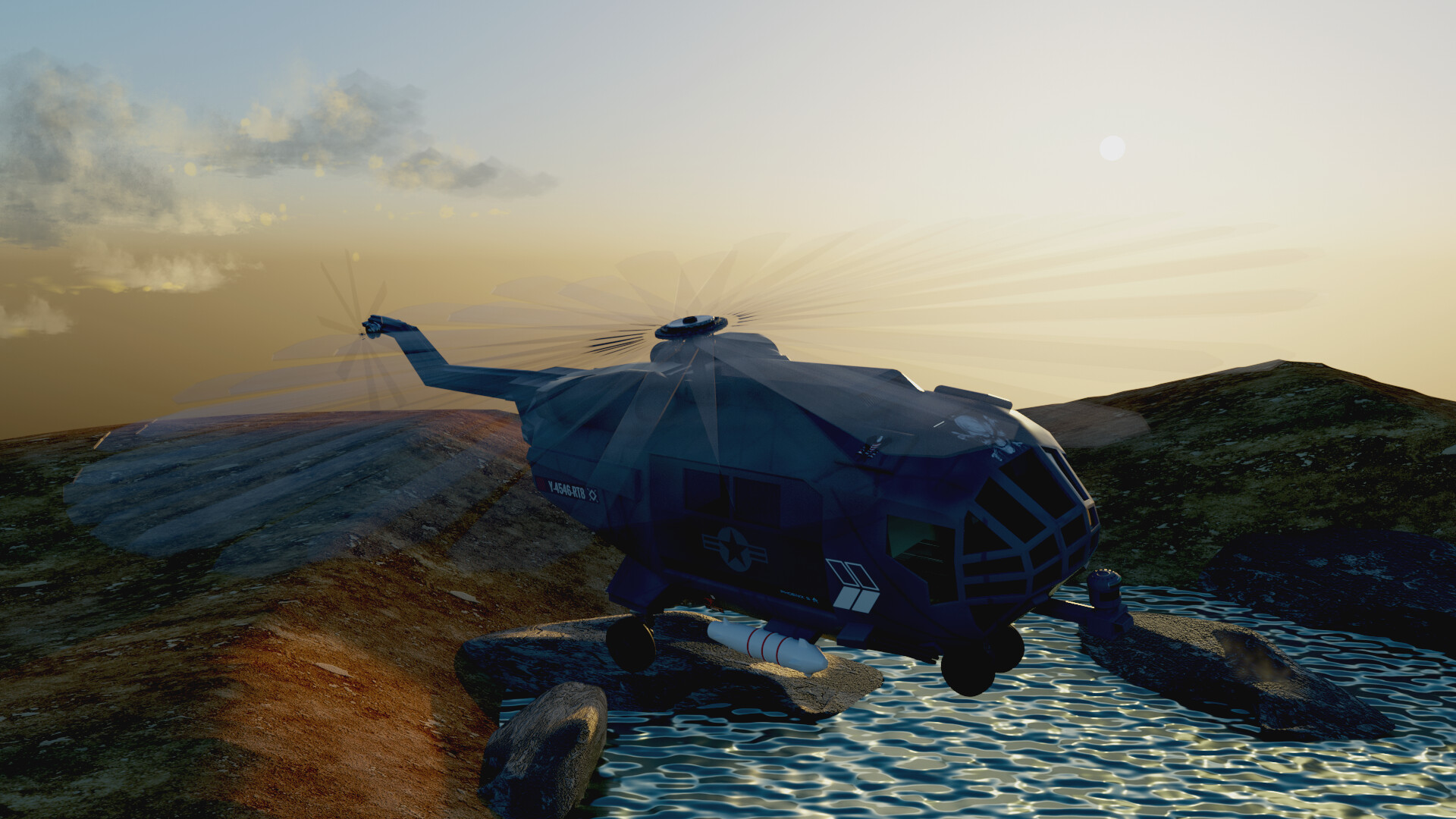 ArtStation - S-60 Seahawk Concept