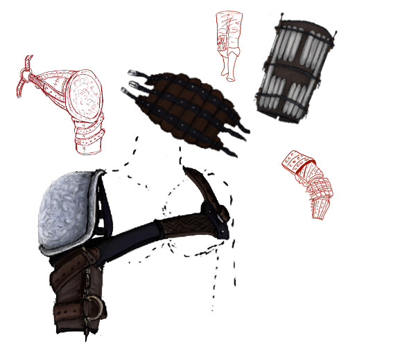 ArtStation - mobility items splints, supports bandages