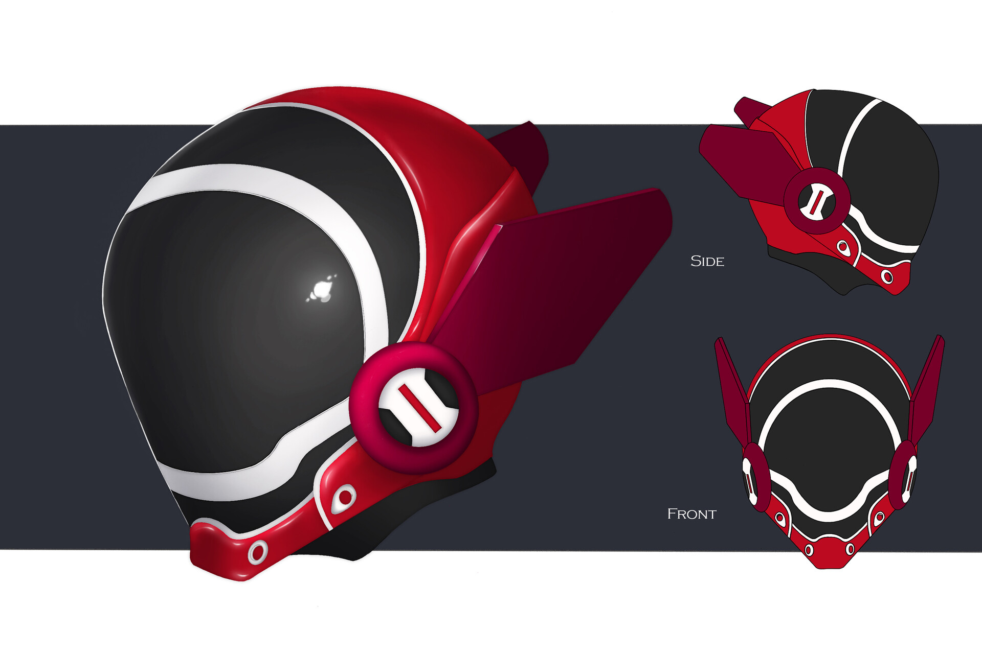 ArtStation - Sci-Fi Helmet Design