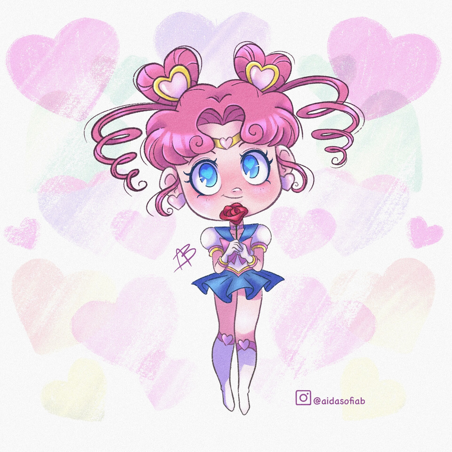 Aida Sofía Barba - Chibi chibi moon