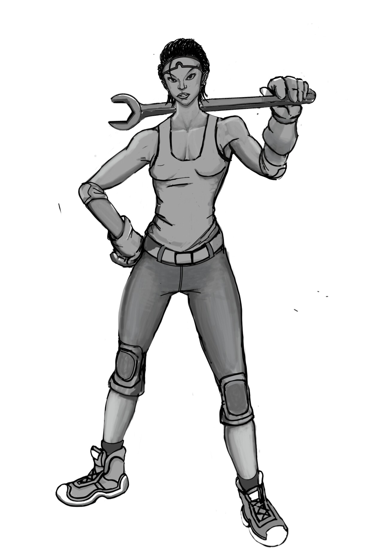 ArtStation - Project 《Boxers》2d concept character《AL Jik》pilot