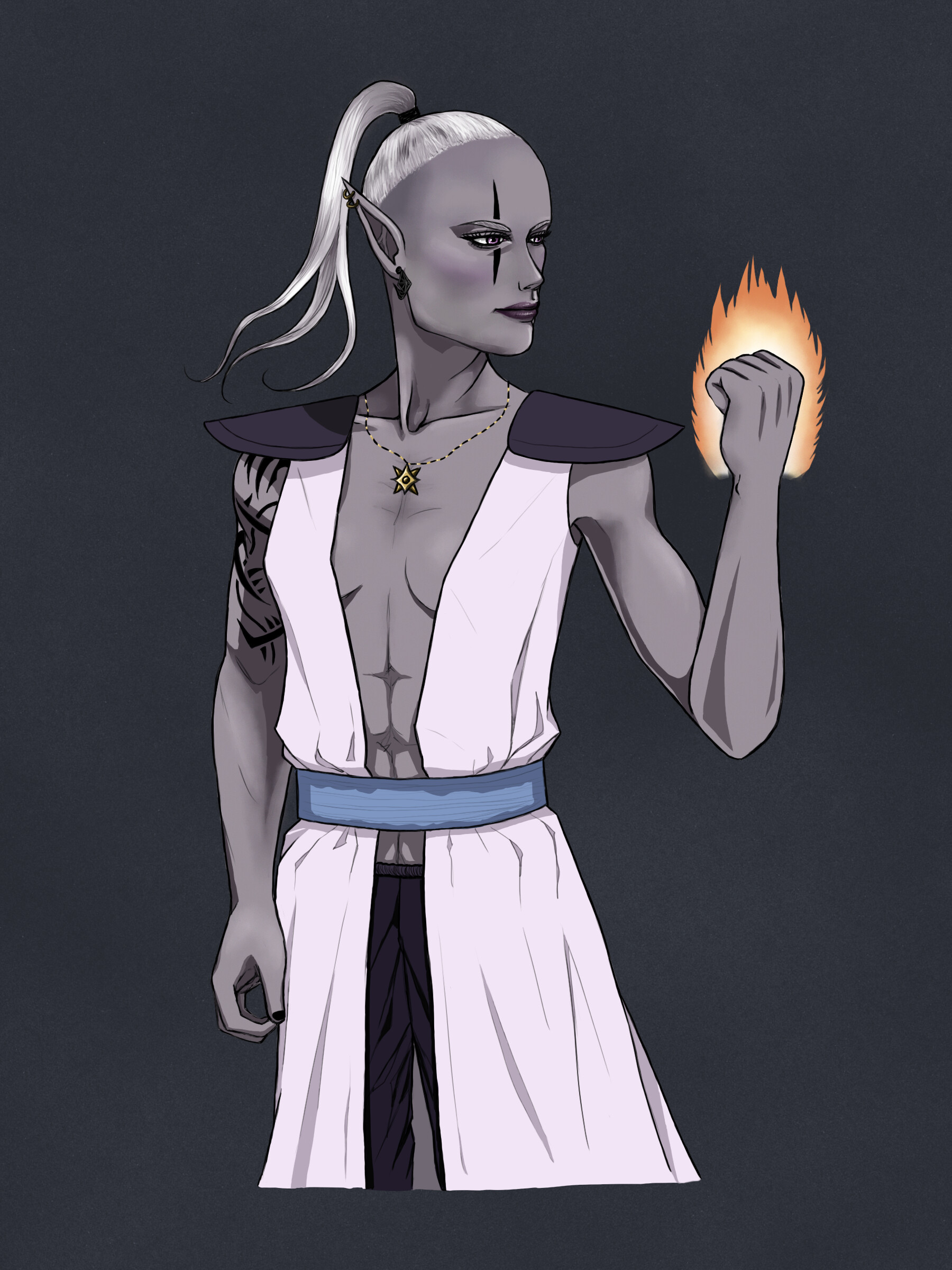 ArtStation - Drow Monk