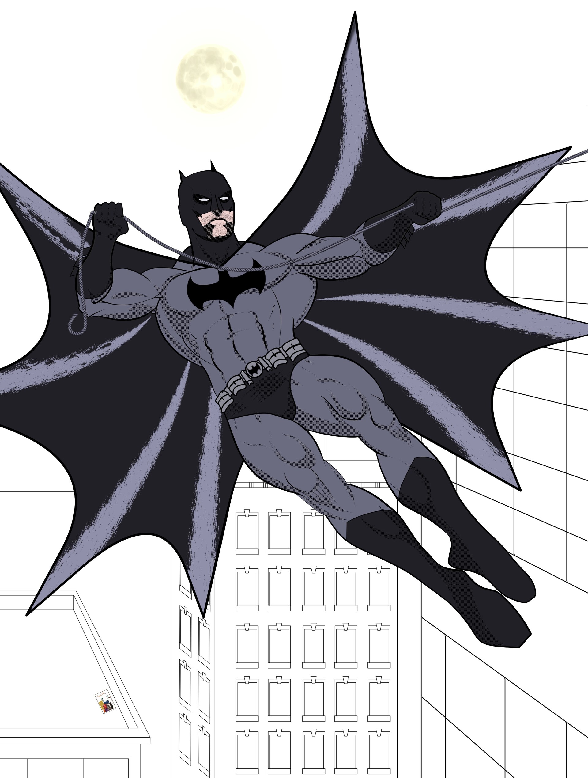 ArtStation - Batman Out for a Swing