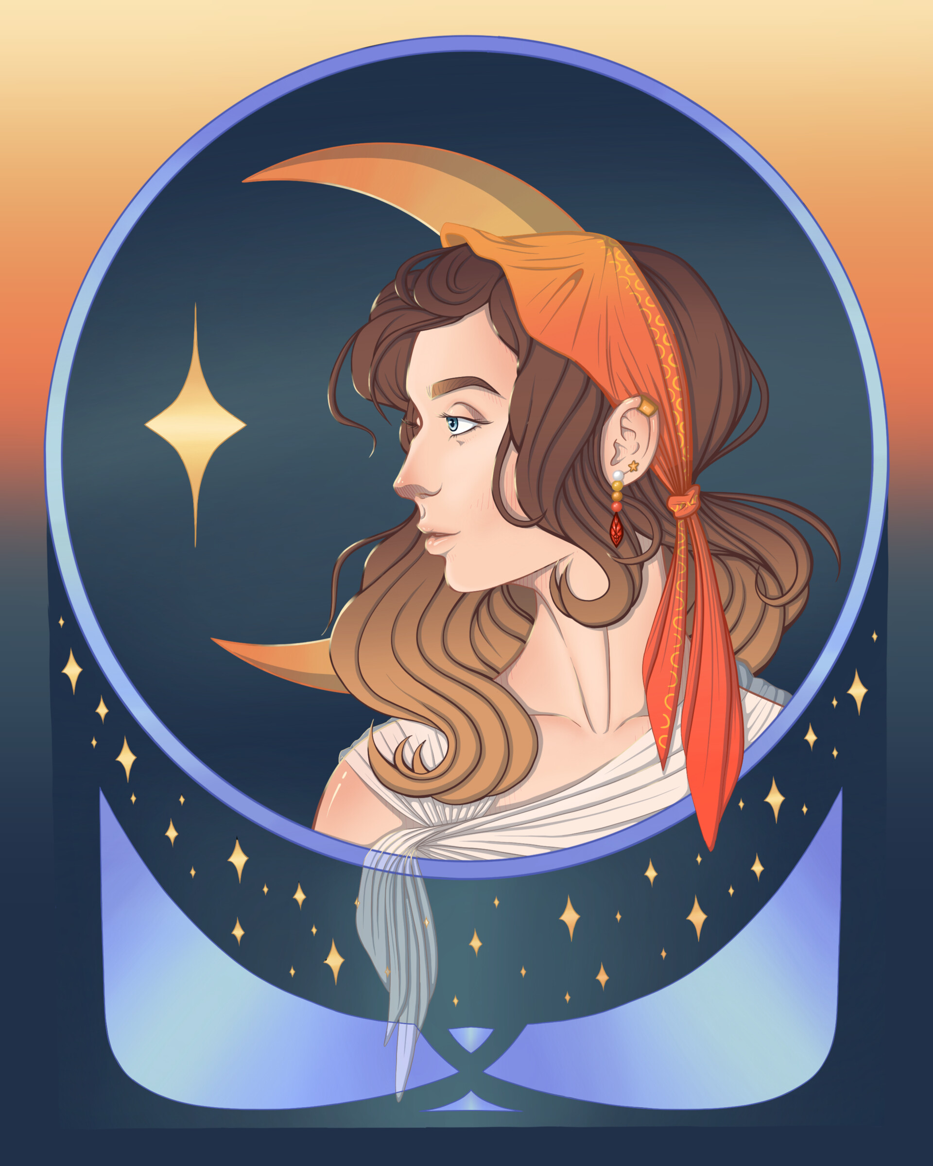 ArtStation - Under the Moon