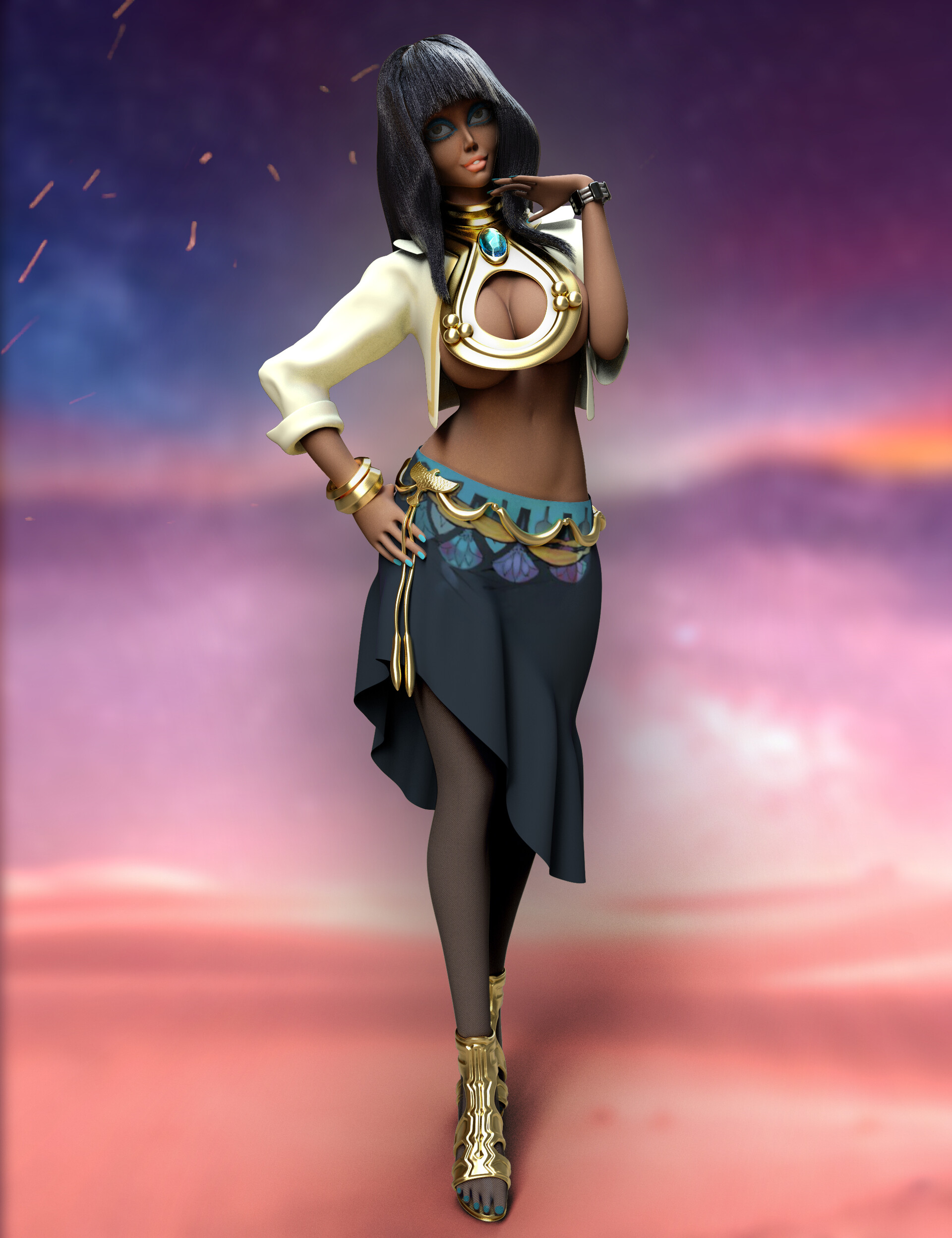 ArtStation - EBONY GIRL