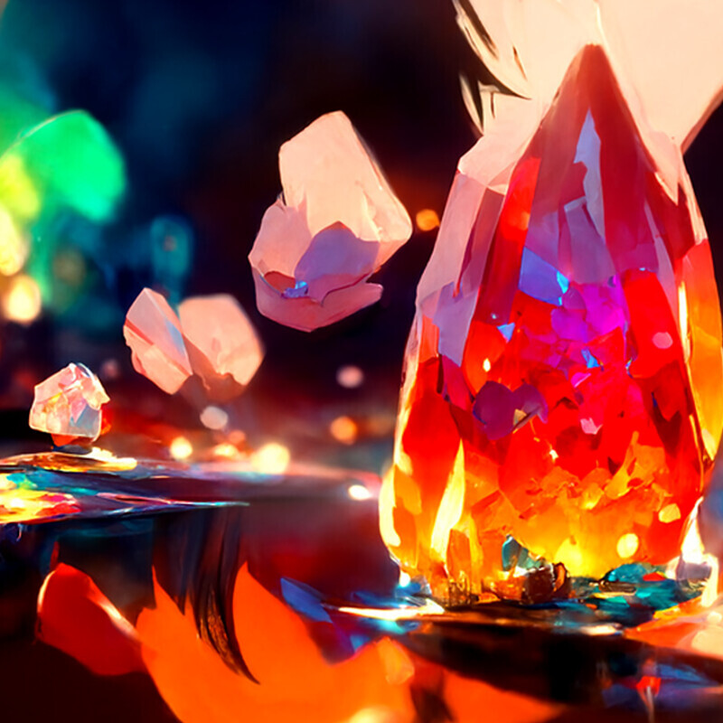 ArtStation - Ai Generated-MattePainting : crystal N055