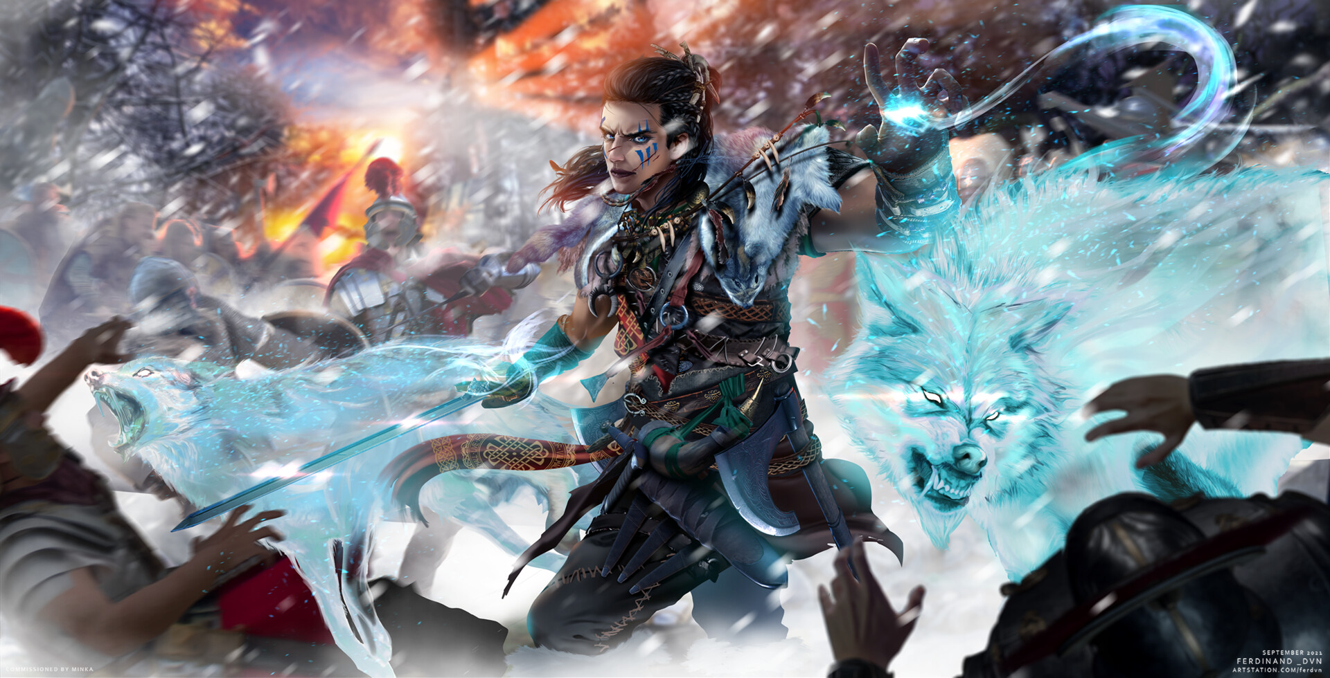 ArtStation - Winter Warrior