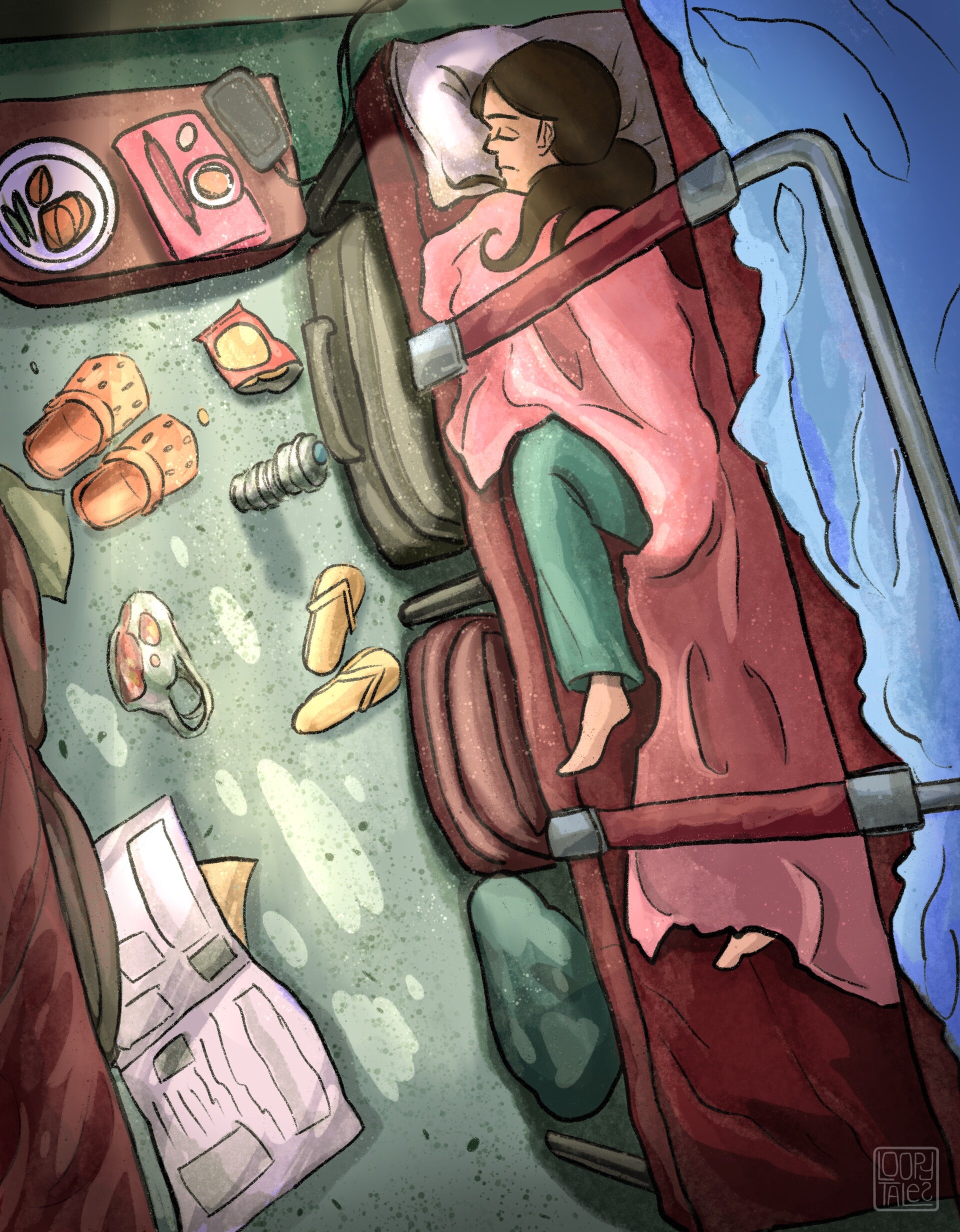 ArtStation - Journey by the train