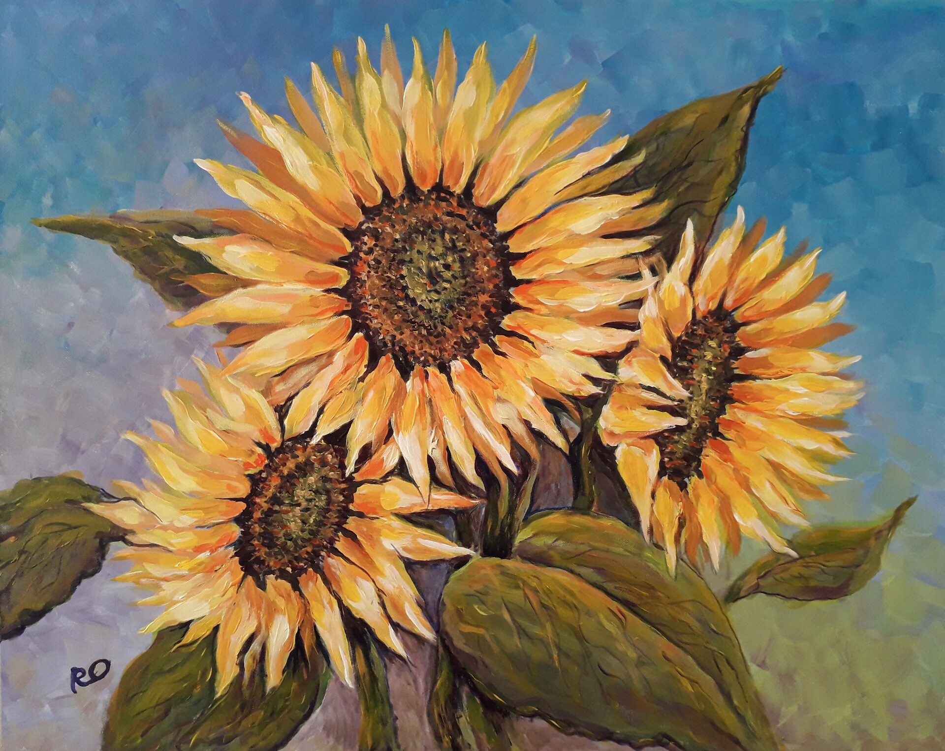 ArtStation - Painting "Sunflowers"