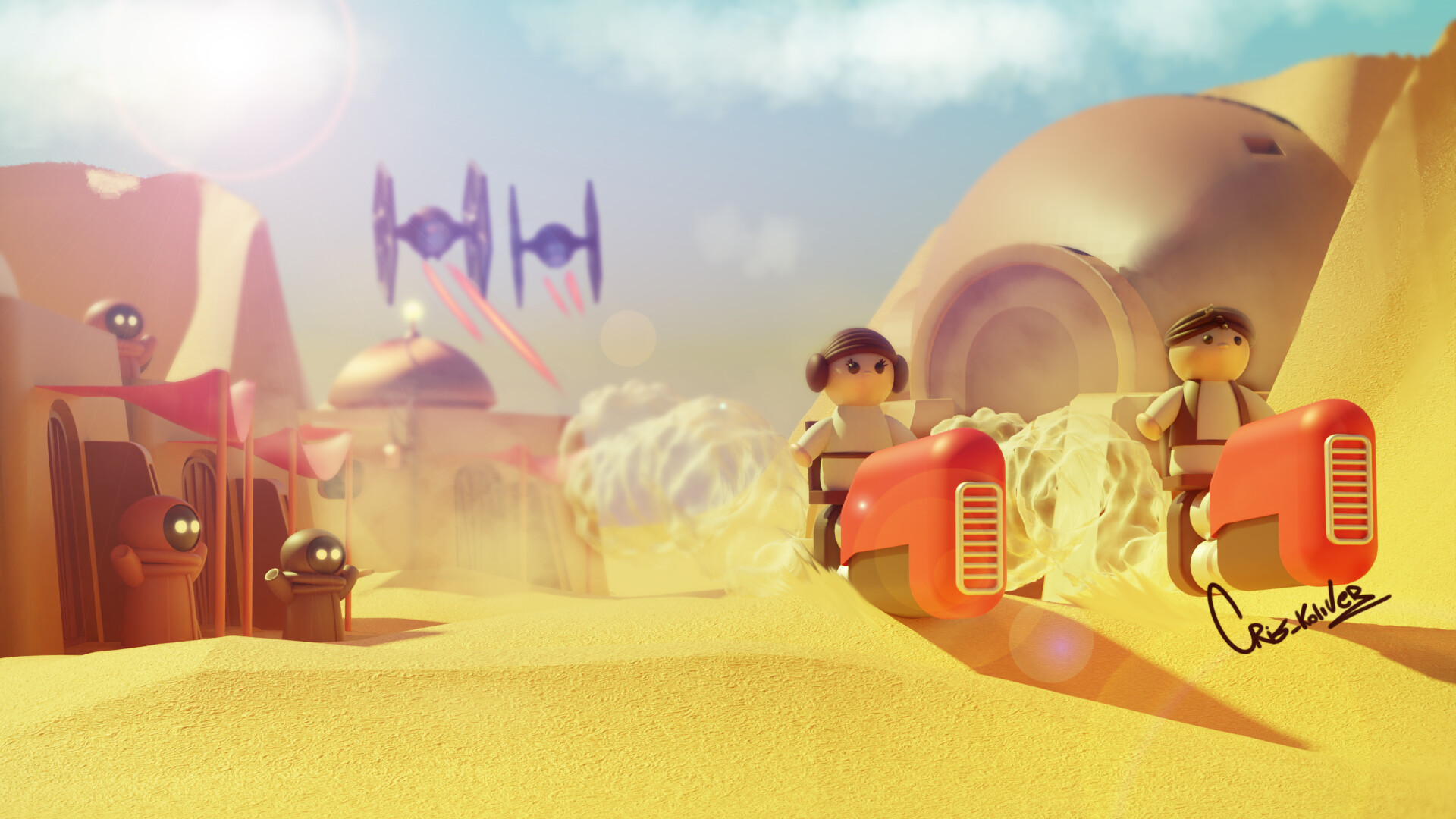 ArtStation - First try on Blender