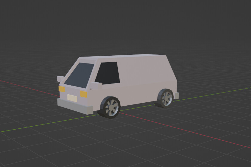 ArtStation - 3D modelling van