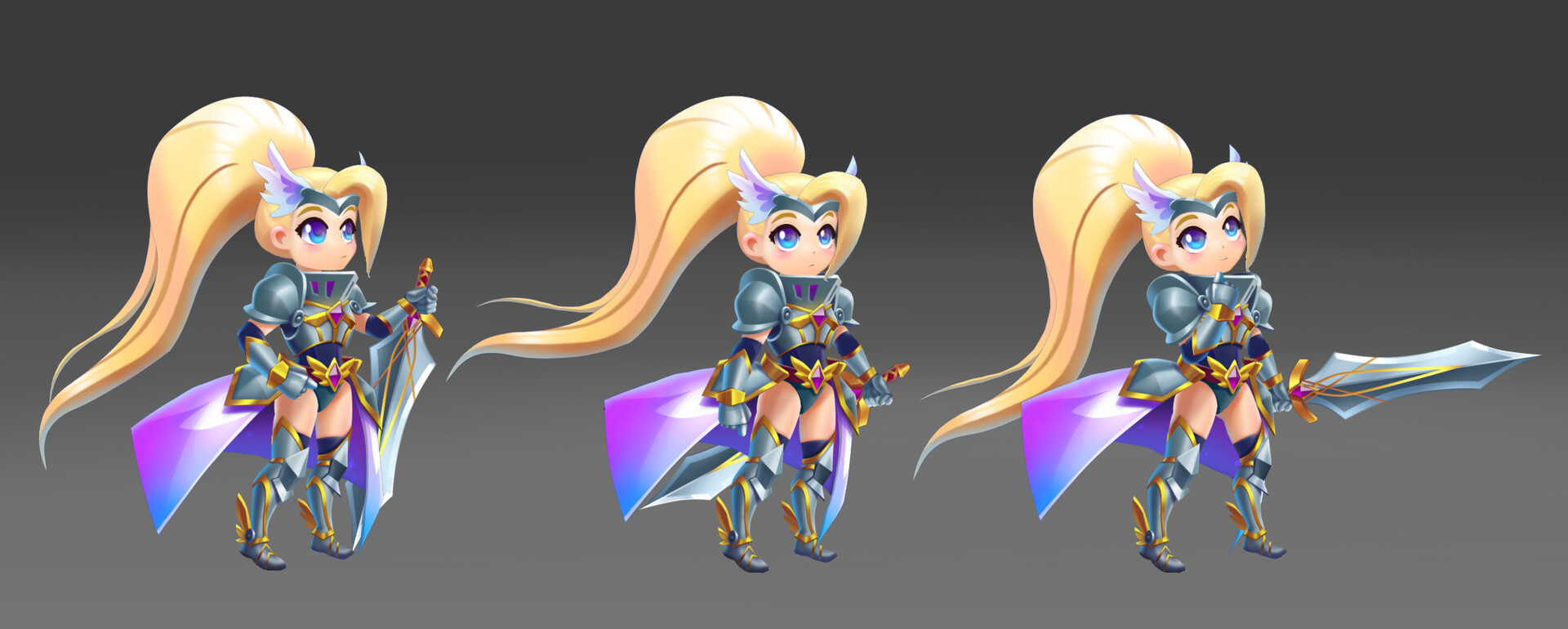 ArtStation - Knight Girl (art and animation)