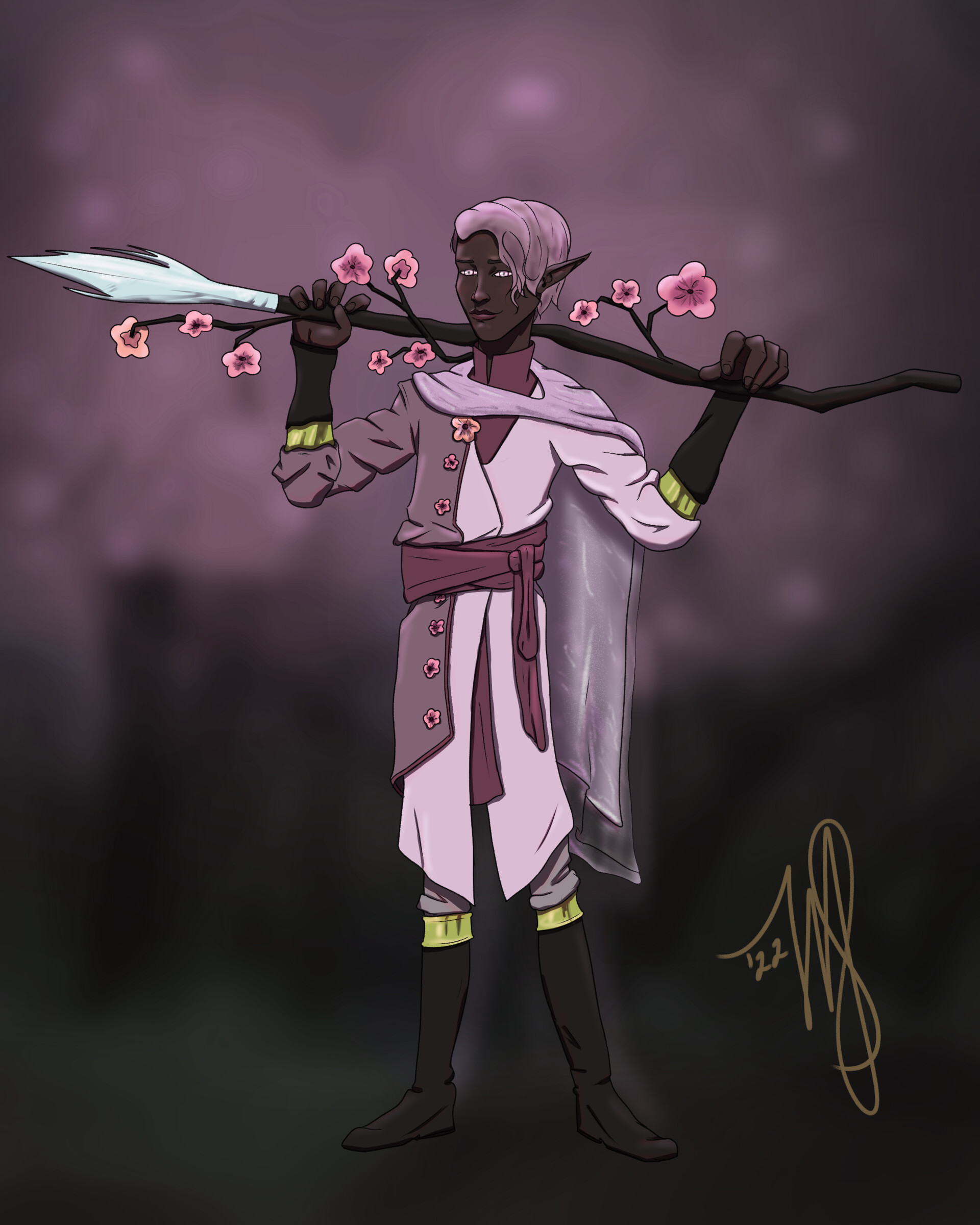 ArtStation - Zuran, the Spring Eladrin