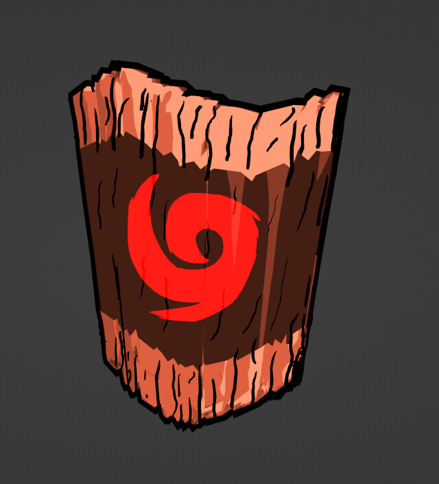 ArtStation - Deku Shield Cel-Shaded