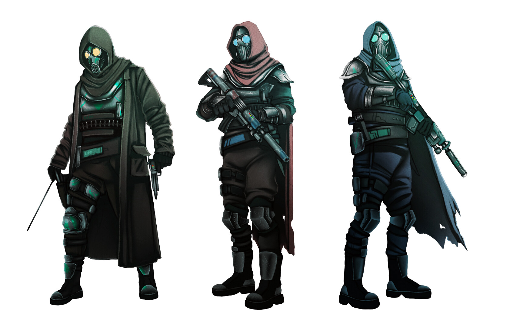 ArtStation - Futuristic Character Design