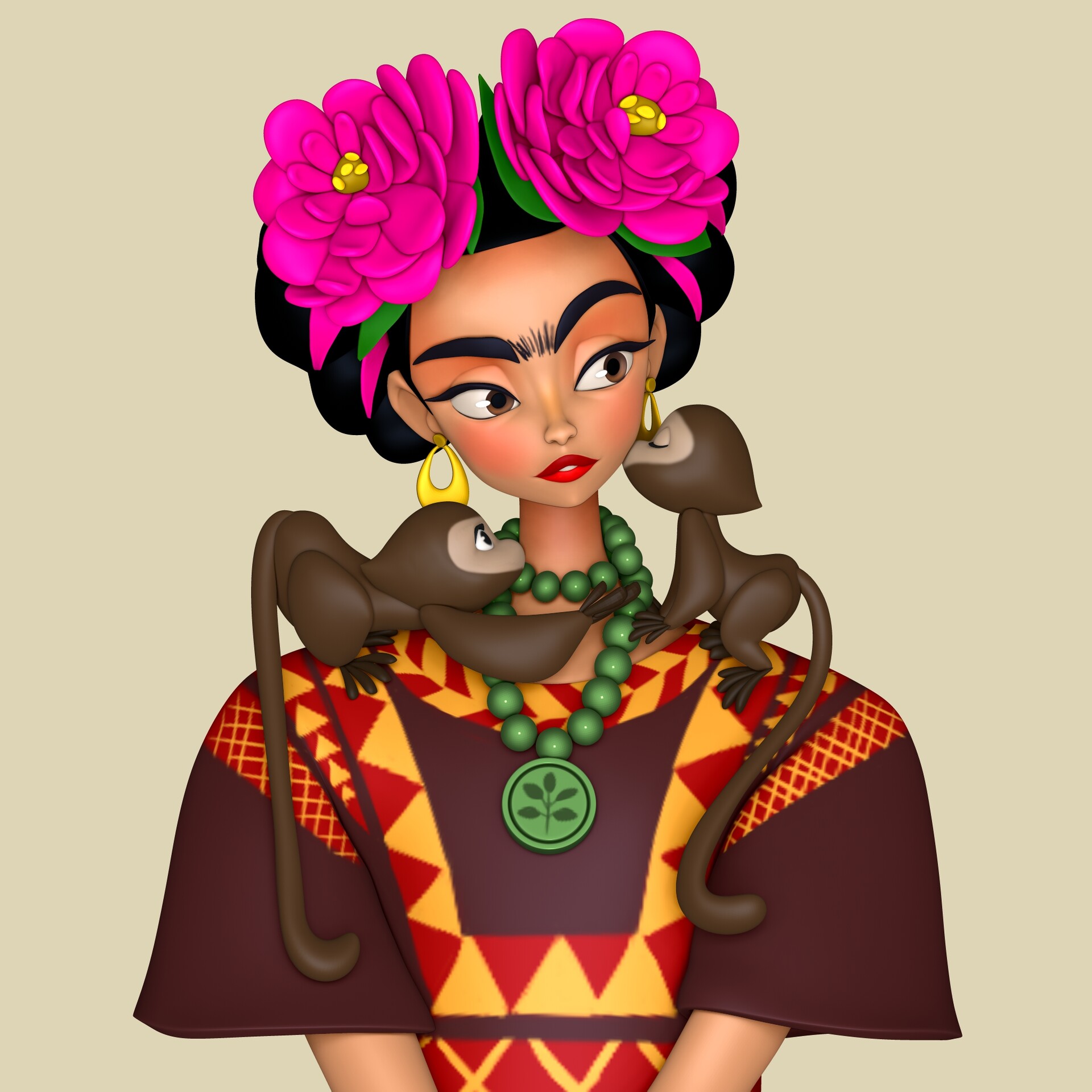 ArtStation - Frida Kahlo